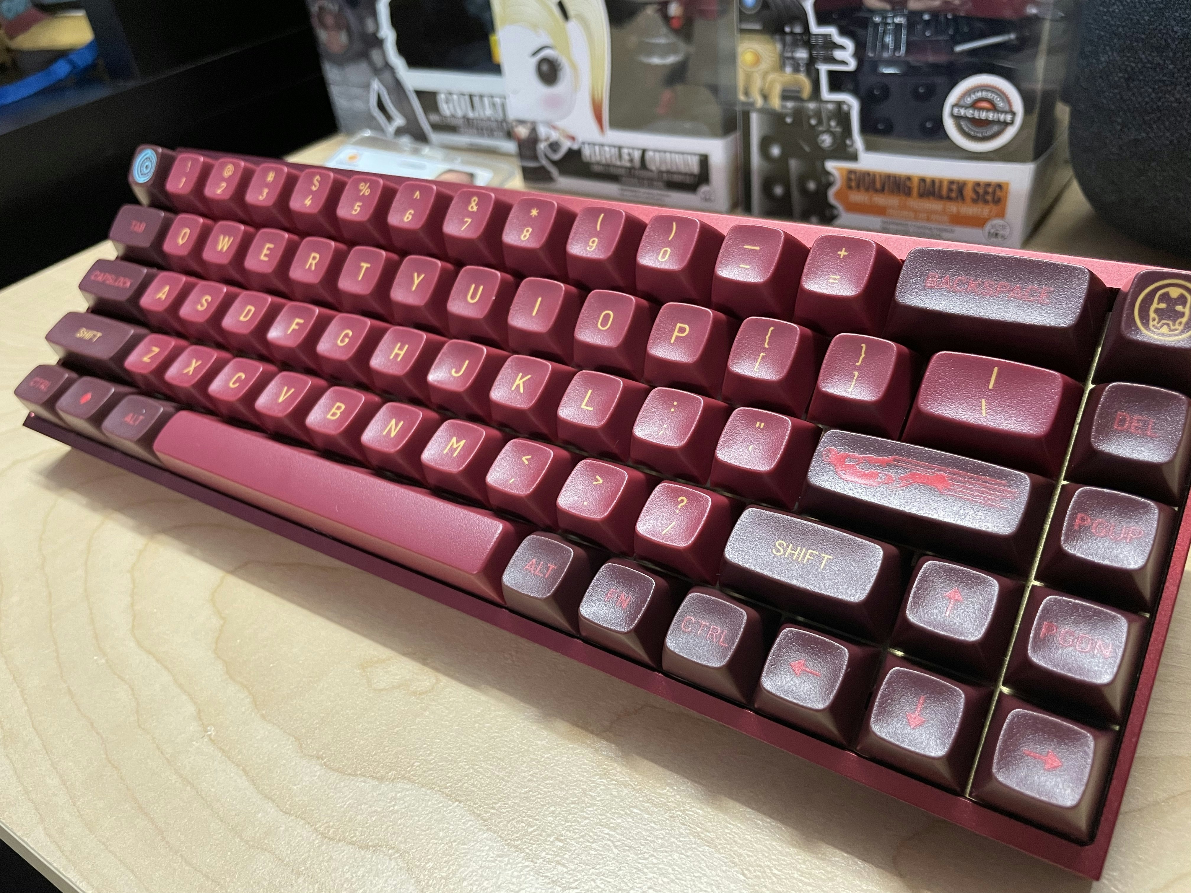 Drop + Marvel Iron Man Keycap Set Reviews | Mechanical Keyboards ...