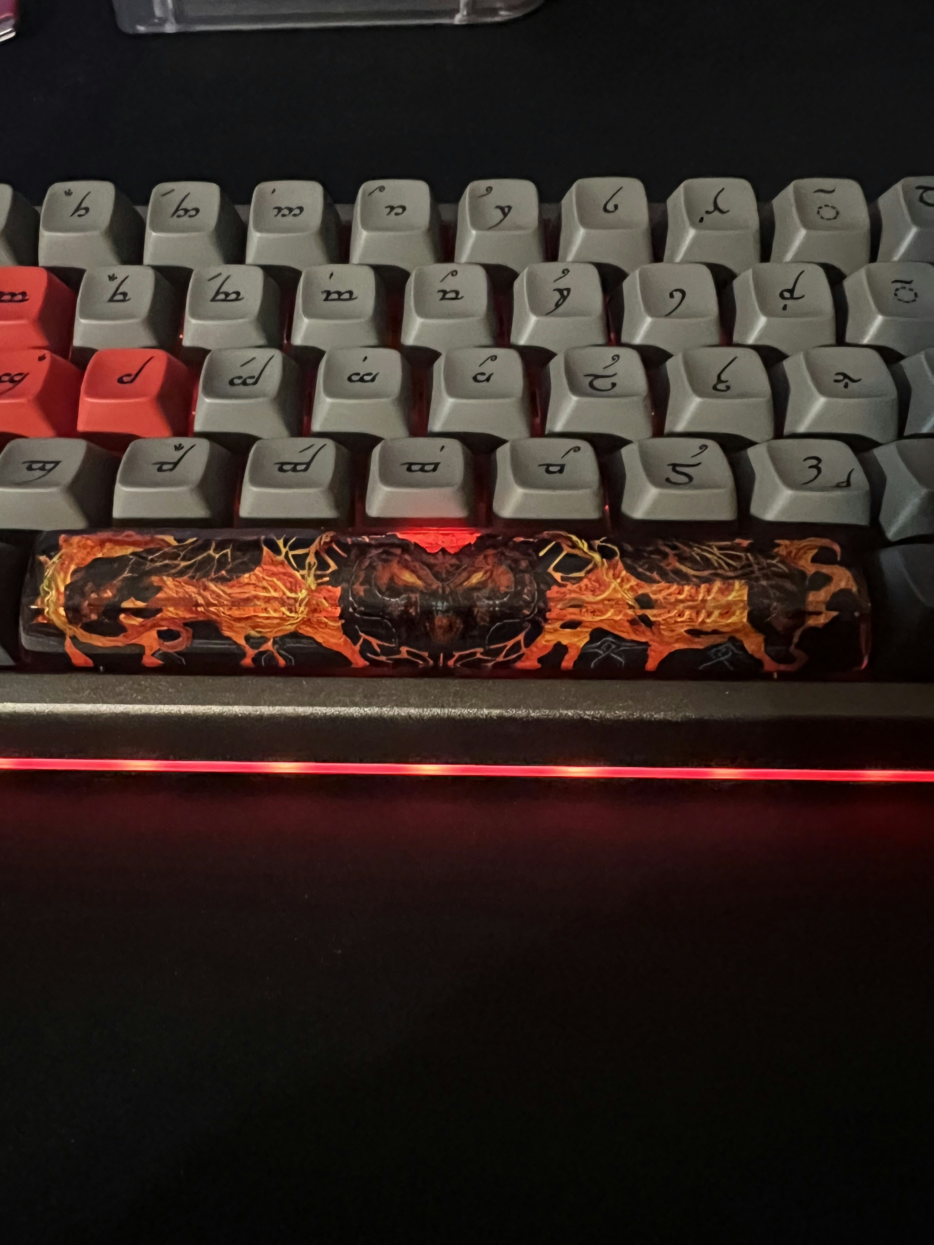 Drop + The Lord of the Rings™ Balrog and Mithrandir Artisan Keycap and ...