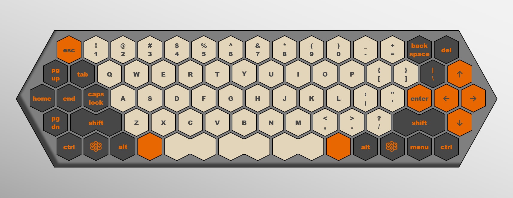 What if we had hexagon keycaps forming a honeycomb design? | Drop