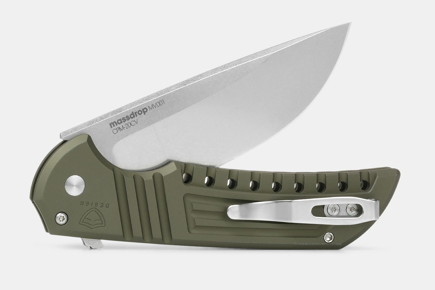 Drop + Ferrum Forge Mordax Button Lock Folder | Knives | Folding Knives ...