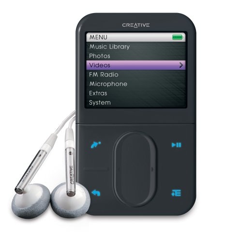 Shop Creative Zen Vision M 60 GB Portable Media Player Black & Discover ...