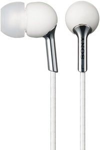 Shop Sony Mdr Ex 55 Whi Ex Earbuds Headphones With Silicon Housing ...