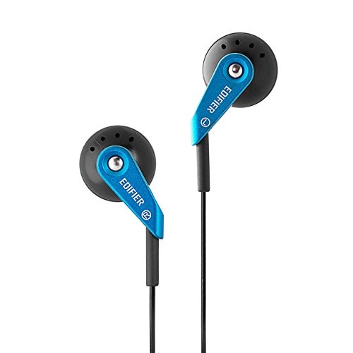 Shop Edifier H 185 Headphones Hi Fi Classic Earbud Style Earphones Blue ...