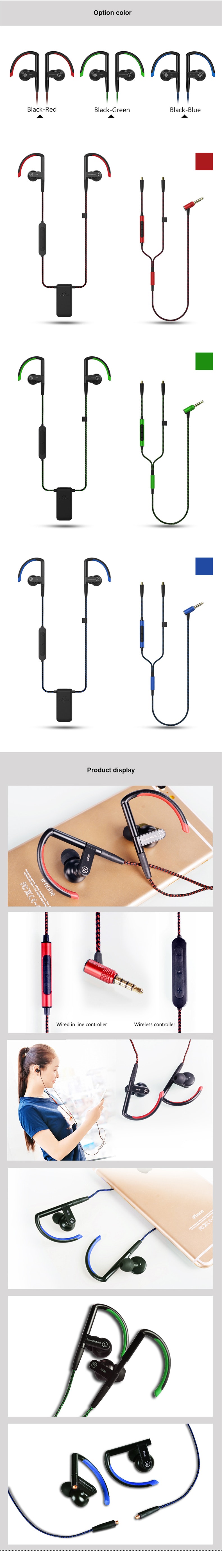 Shop Sound MAGIC ST 80 Bluetooth Earphone With Modular Wired Wireless ...