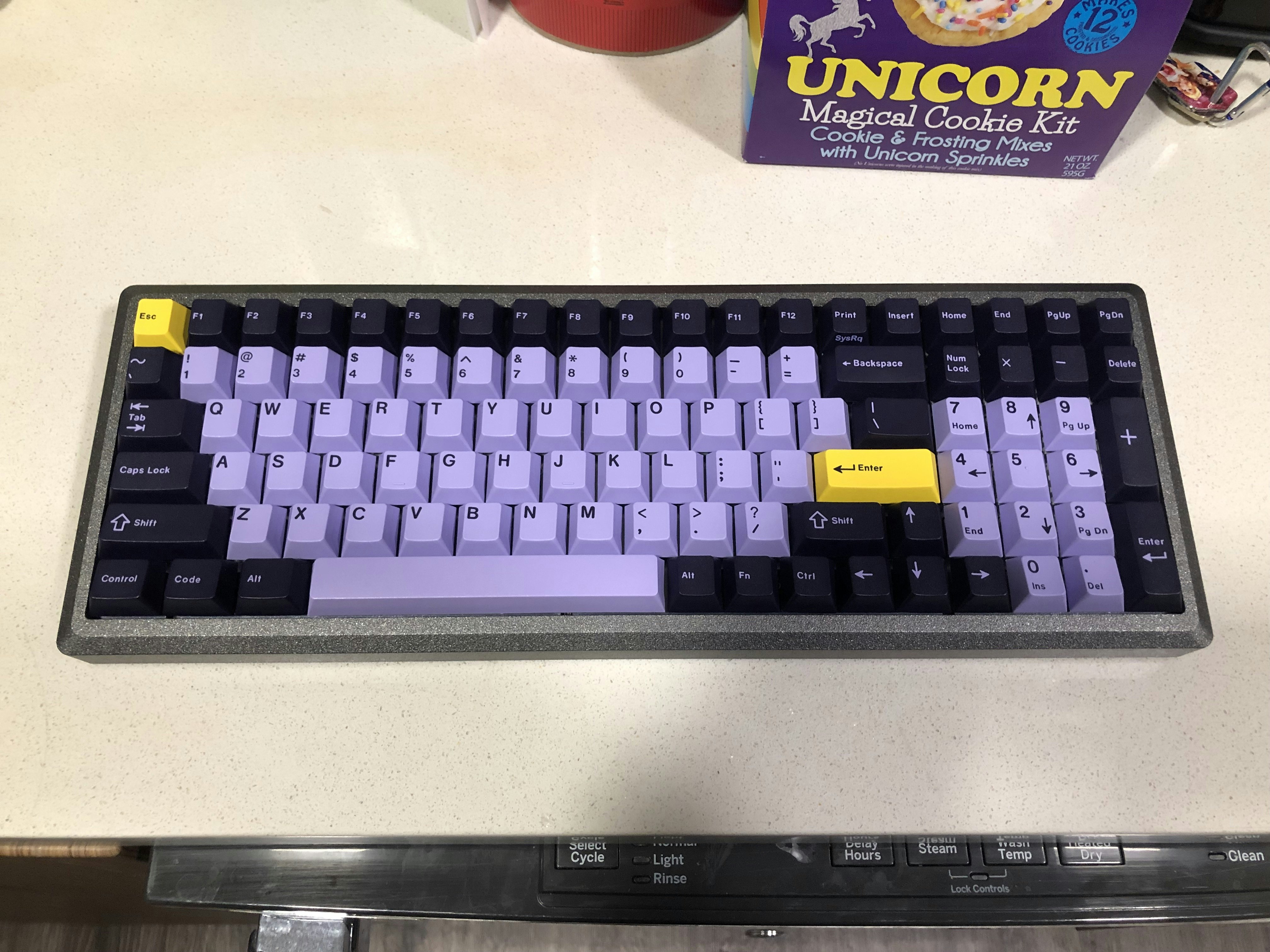 NYM96, powdercoated (prismatic powders), GMK Taro | Drop