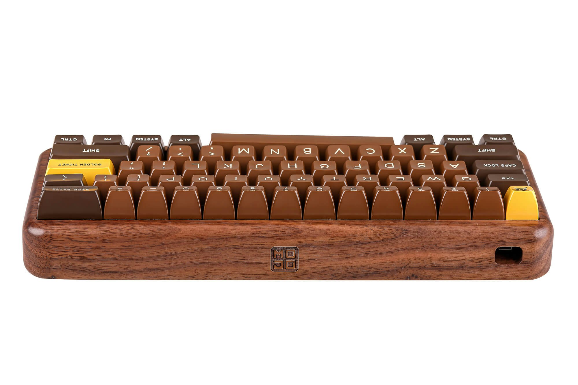 MelGeek Mojo60 Custom Walnut Mechanical Keyboard Case Ultimate Edition ...