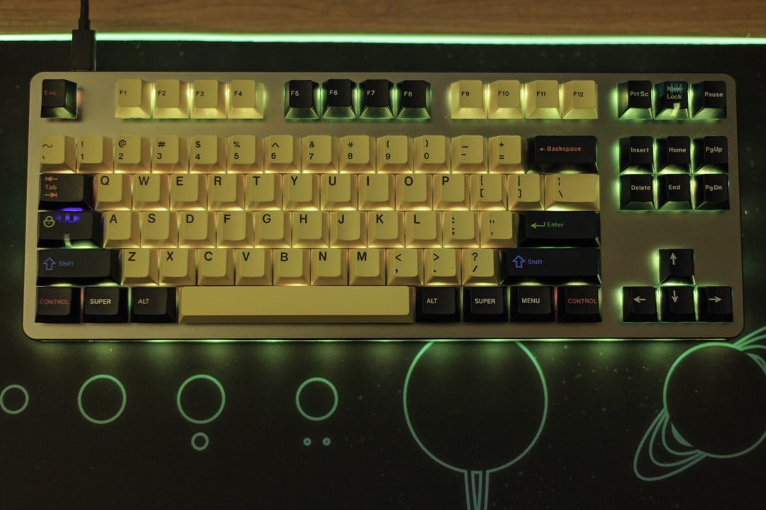 GMK Penumbra and Cyan Doubleshot ABS Keycap Set | Mechanical Keyboards ...