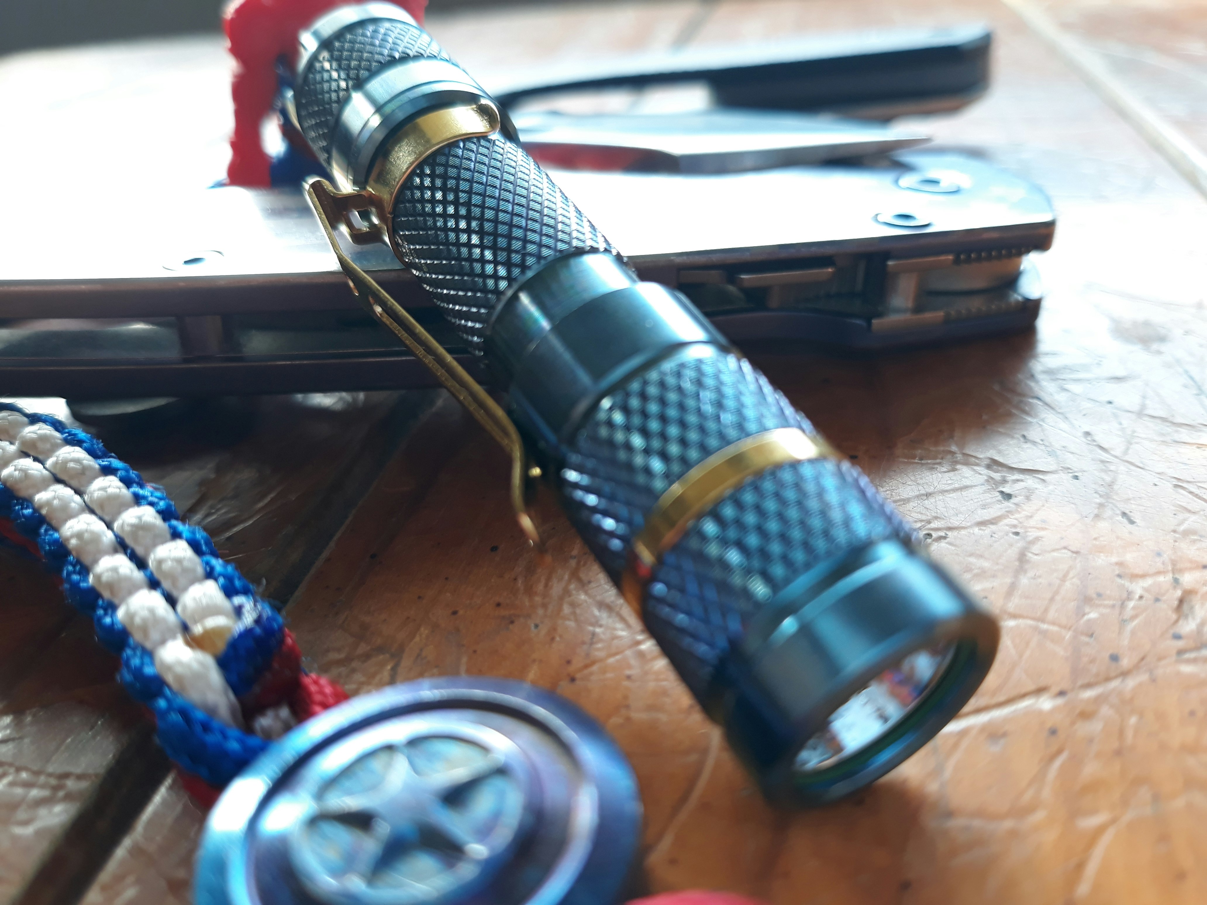 Drop Blue Titanium AAA Flashlight Photos | Flashlights | Pocket Flashlights