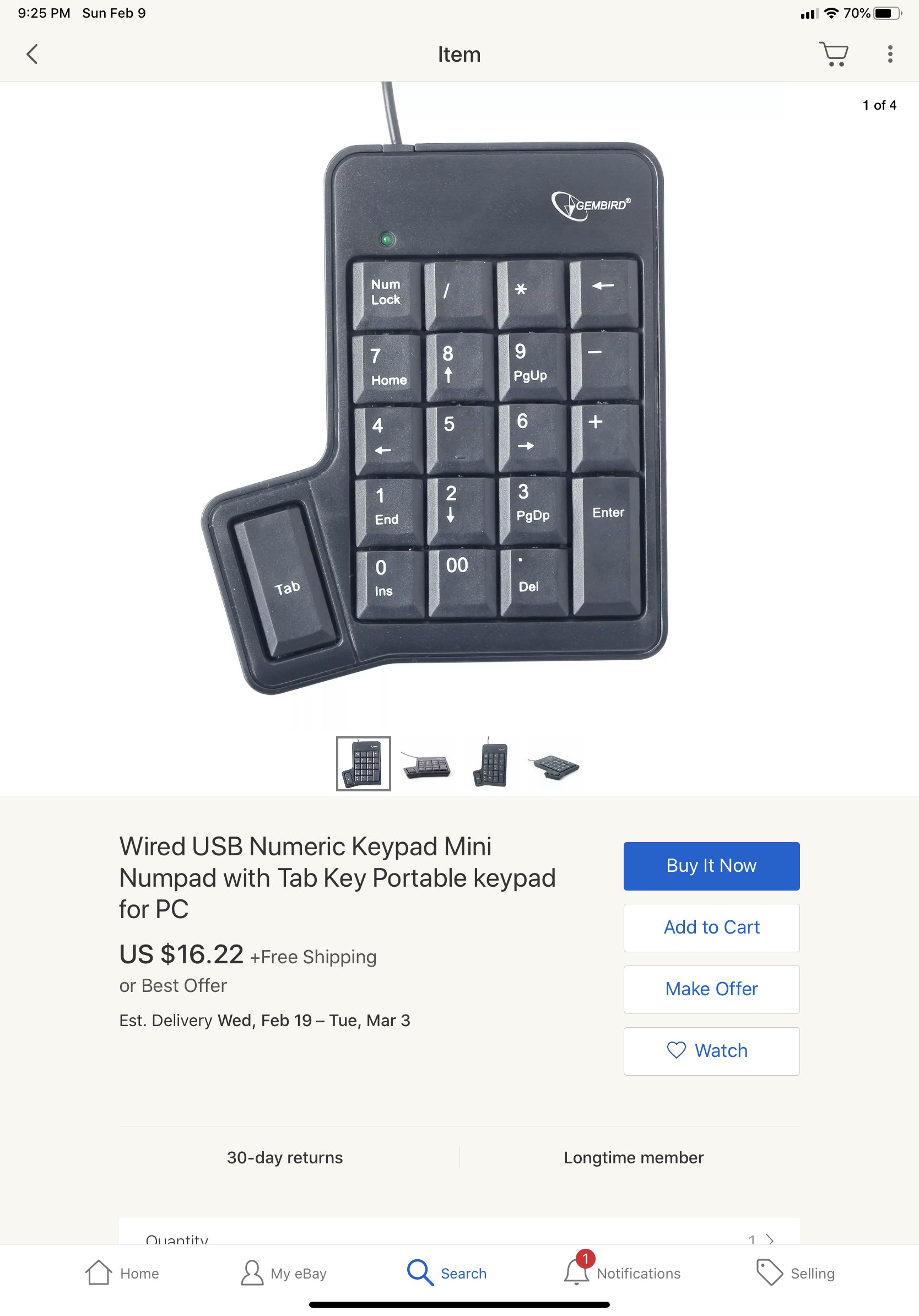 Drop TAB - CTRL/ALT/SHIFT series Numpad?