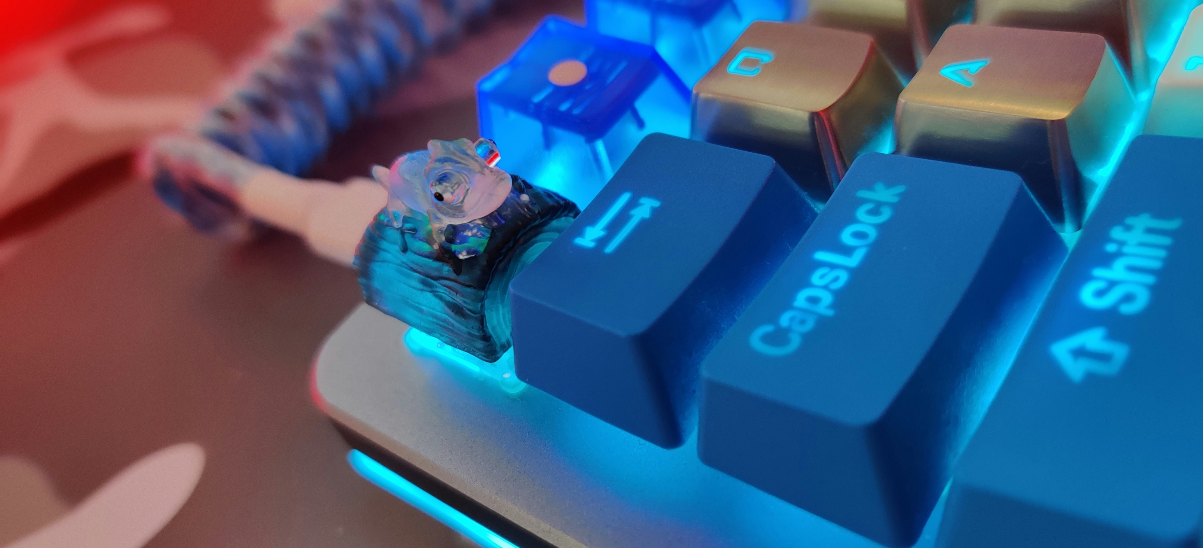 The Eye Key Chameleon Artisan Keycap | Mechanical Keyboards | Keycaps ...