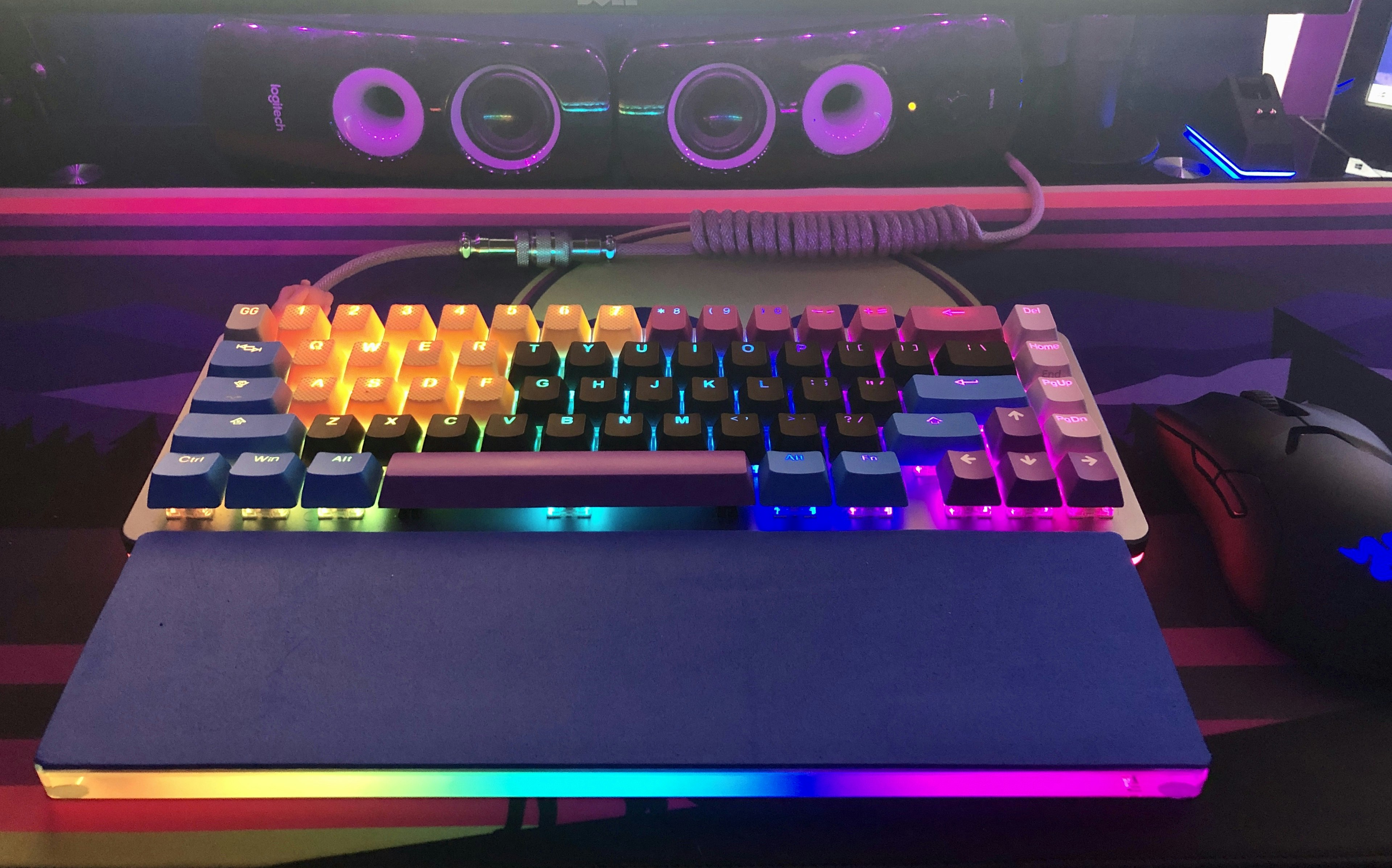 mStone Crystal Glass Wrist Rest | Mechanical Keyboards | Components ...