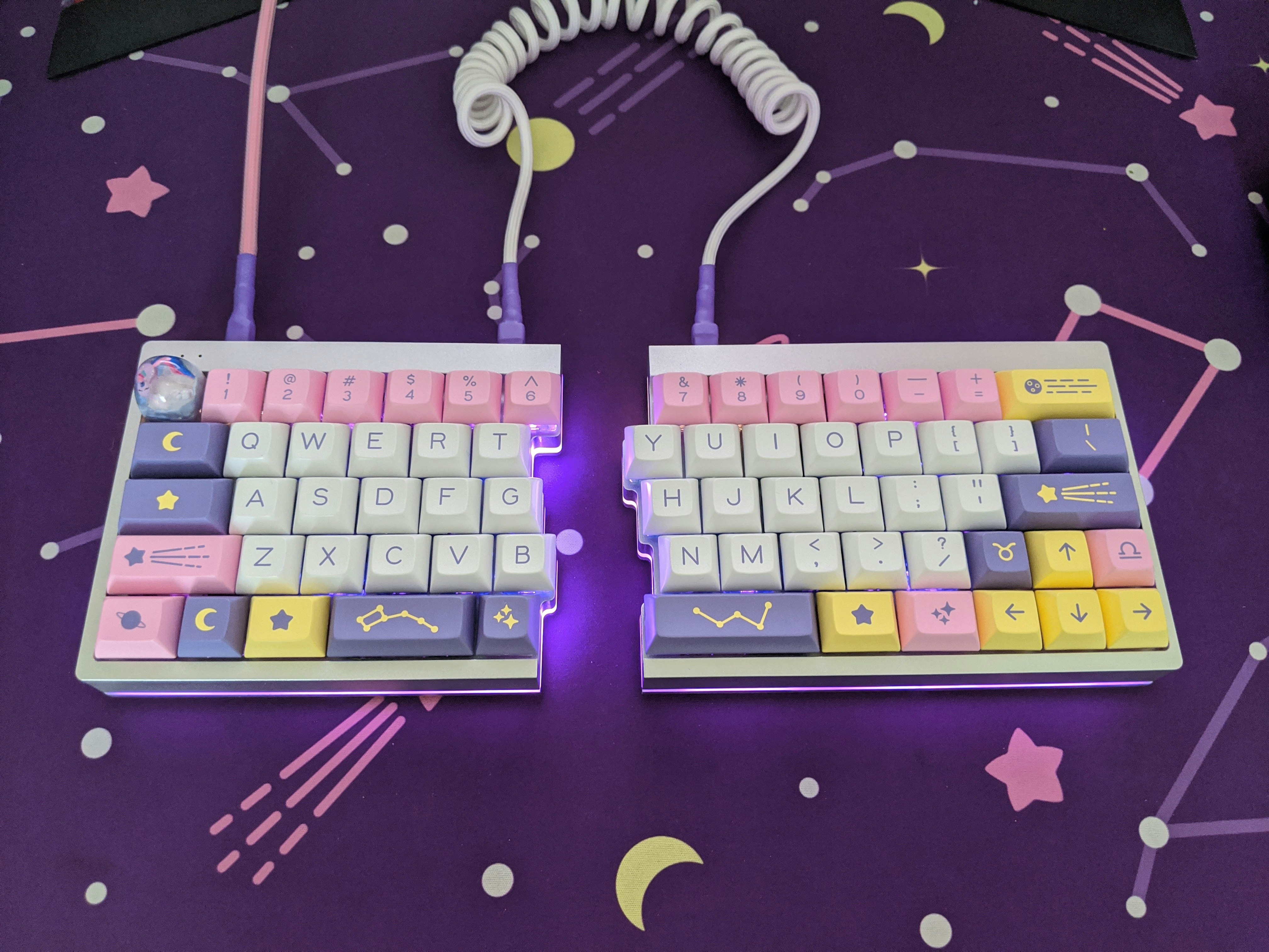 YMDK Split 64 Hot-Swappable Mechanical Keyboard Kit | Mechanical Keyboards | Custom Layout ...