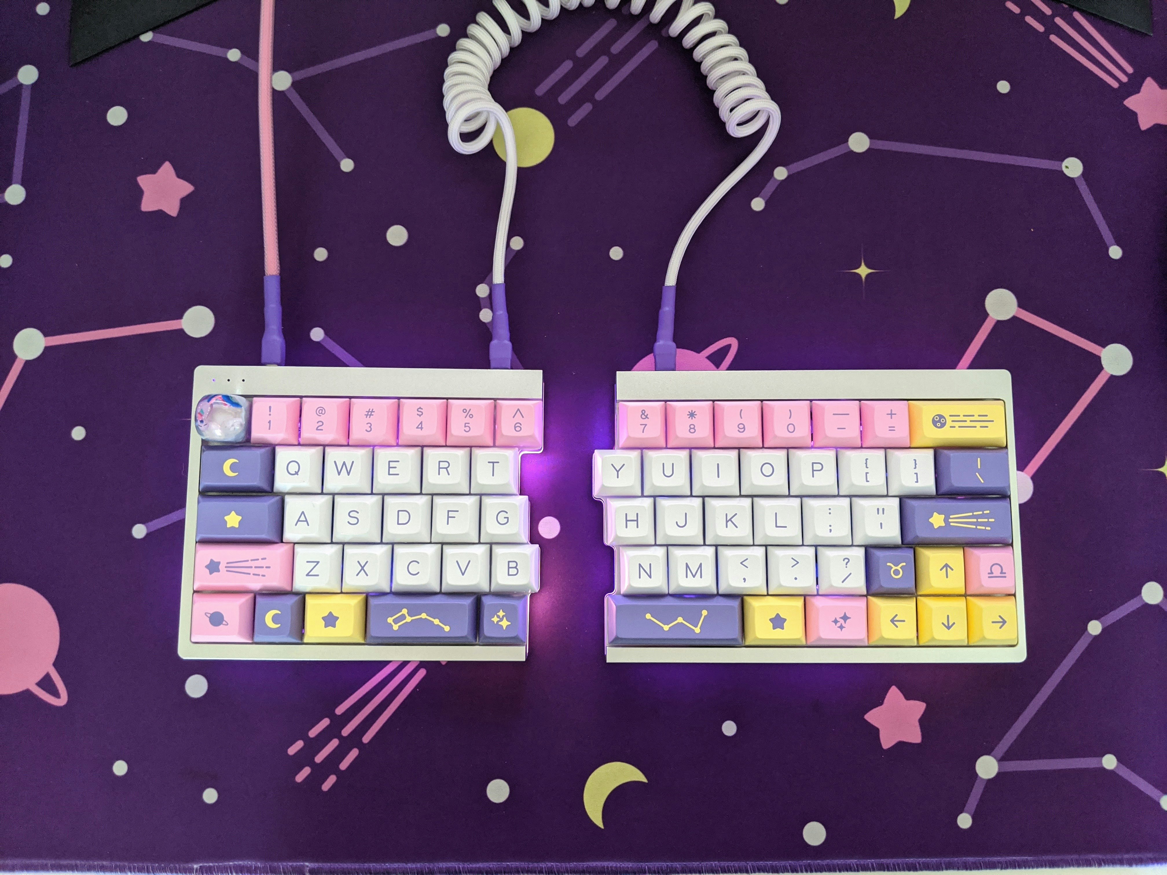 Drop DSA Astrolokeys Keycaps by sailorhg & cassidoo | Doubleshot ABS ...