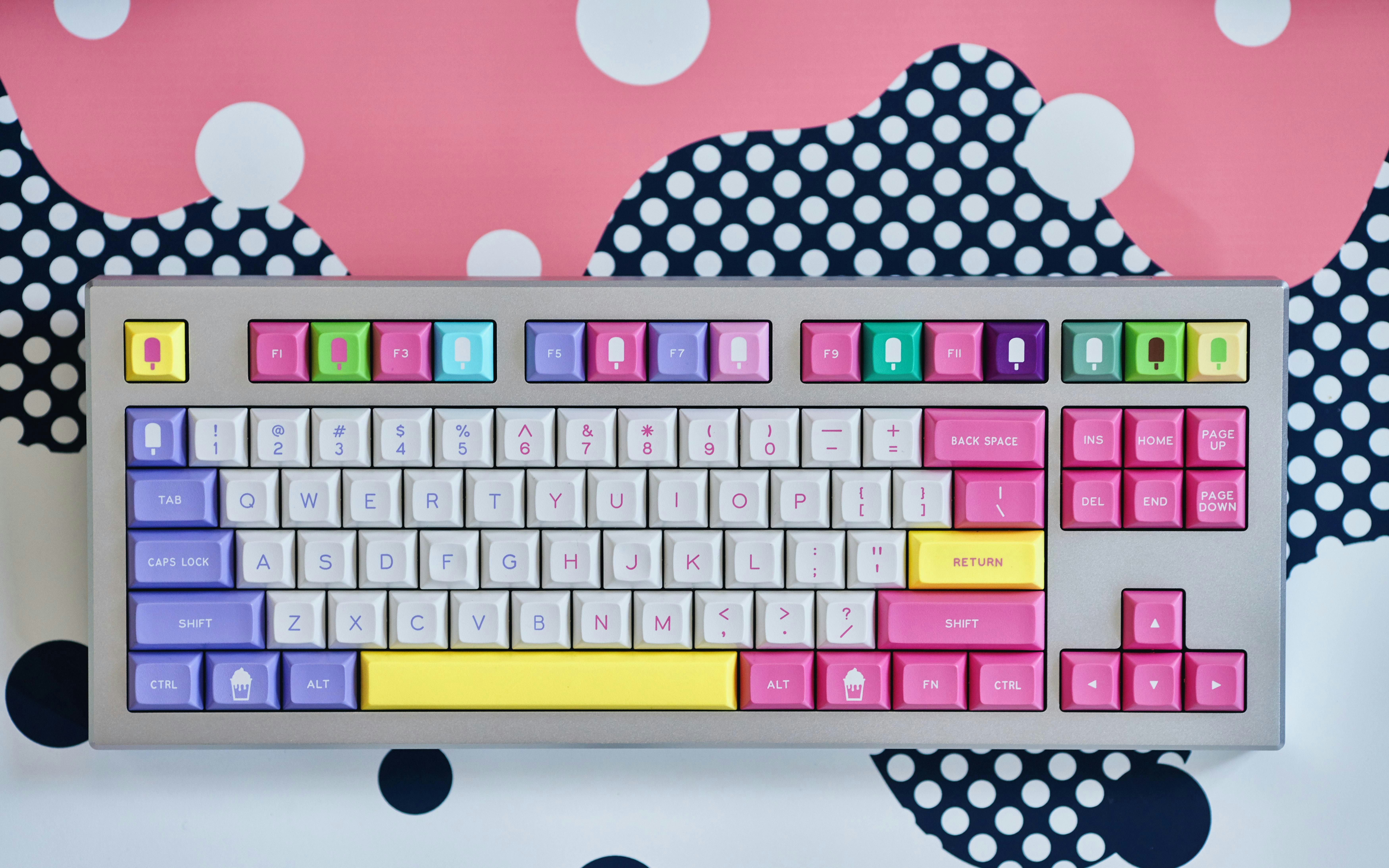 DSA Ice Cream Custom Keycap Set | Mechanical Keyboards | Keycaps ...