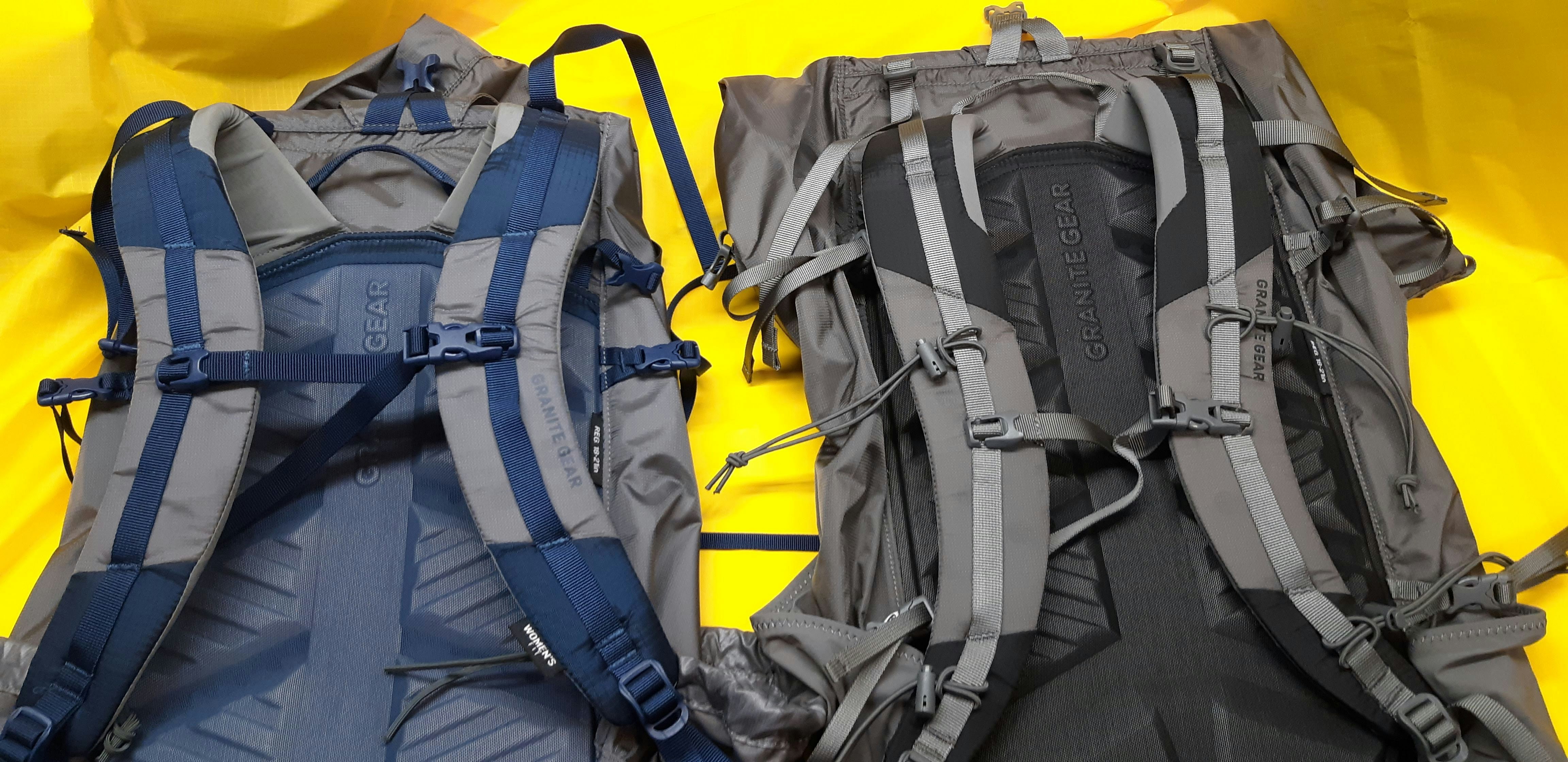 Women's version on left (which fits women, short torso, etc.) better ...