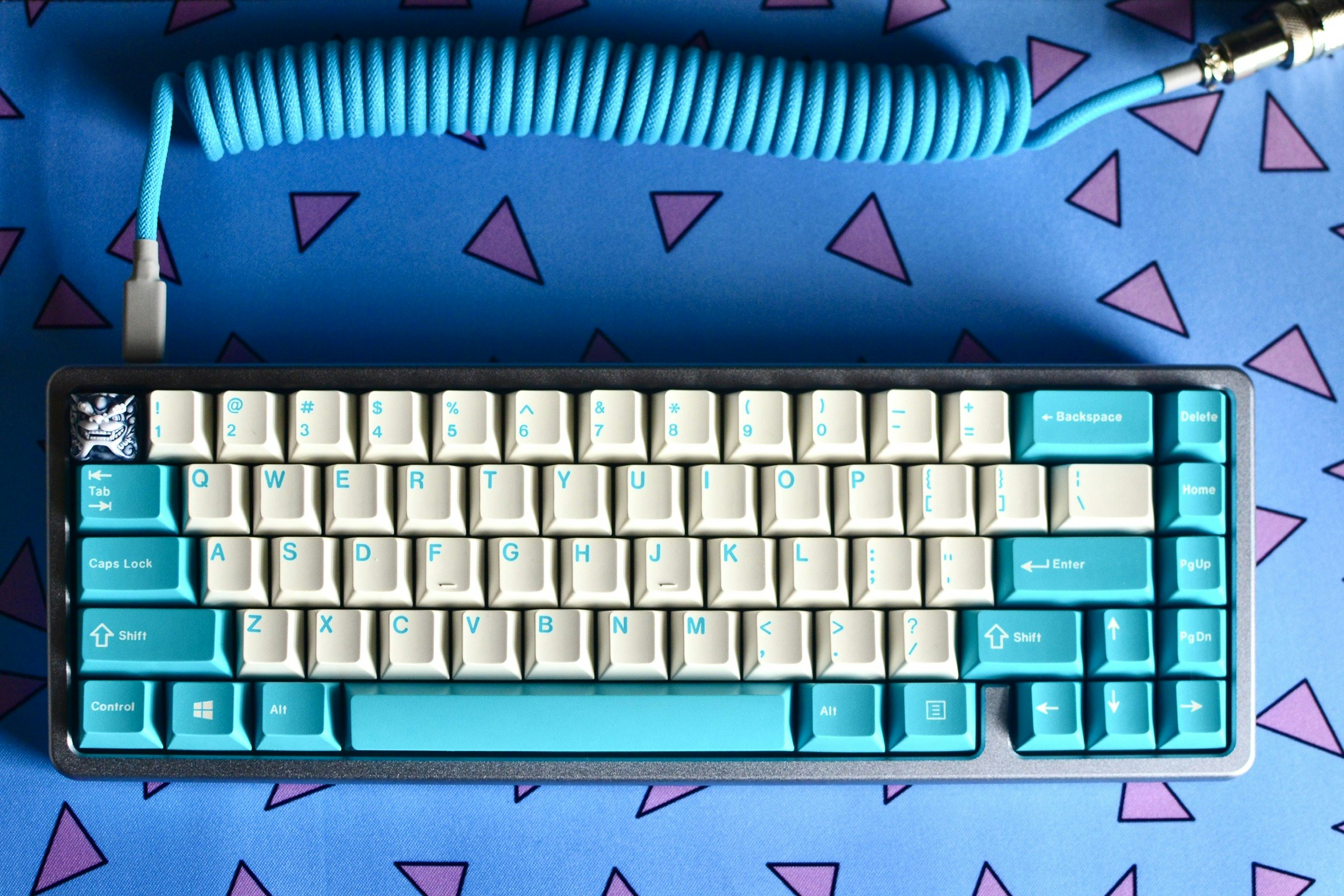 GMK Penumbra and Cyan Doubleshot ABS Keycap Set | Mechanical Keyboards ...