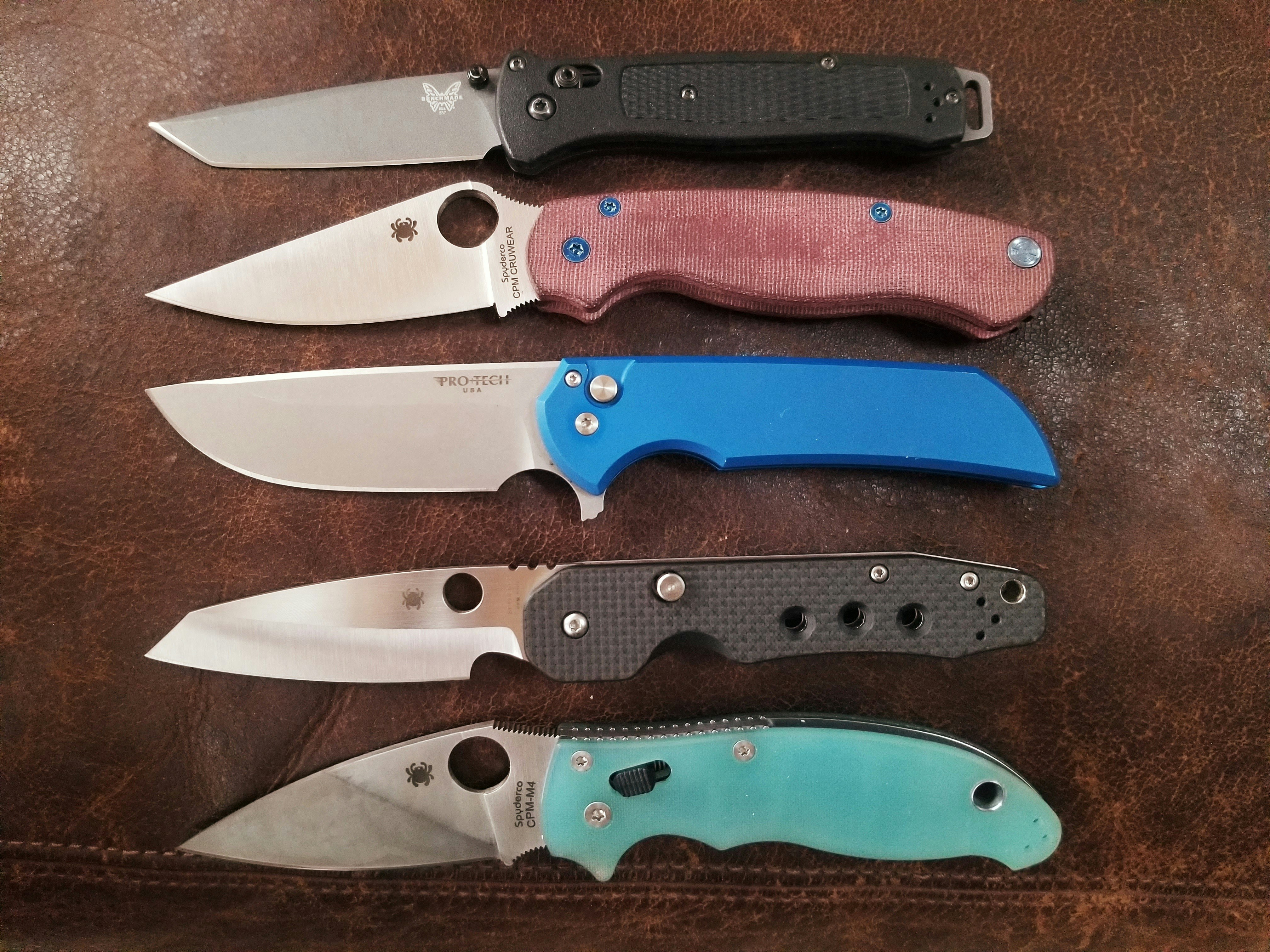 Drop + Ferrum Forge Mordax Button Lock Folder | Knives | Folding Knives ...