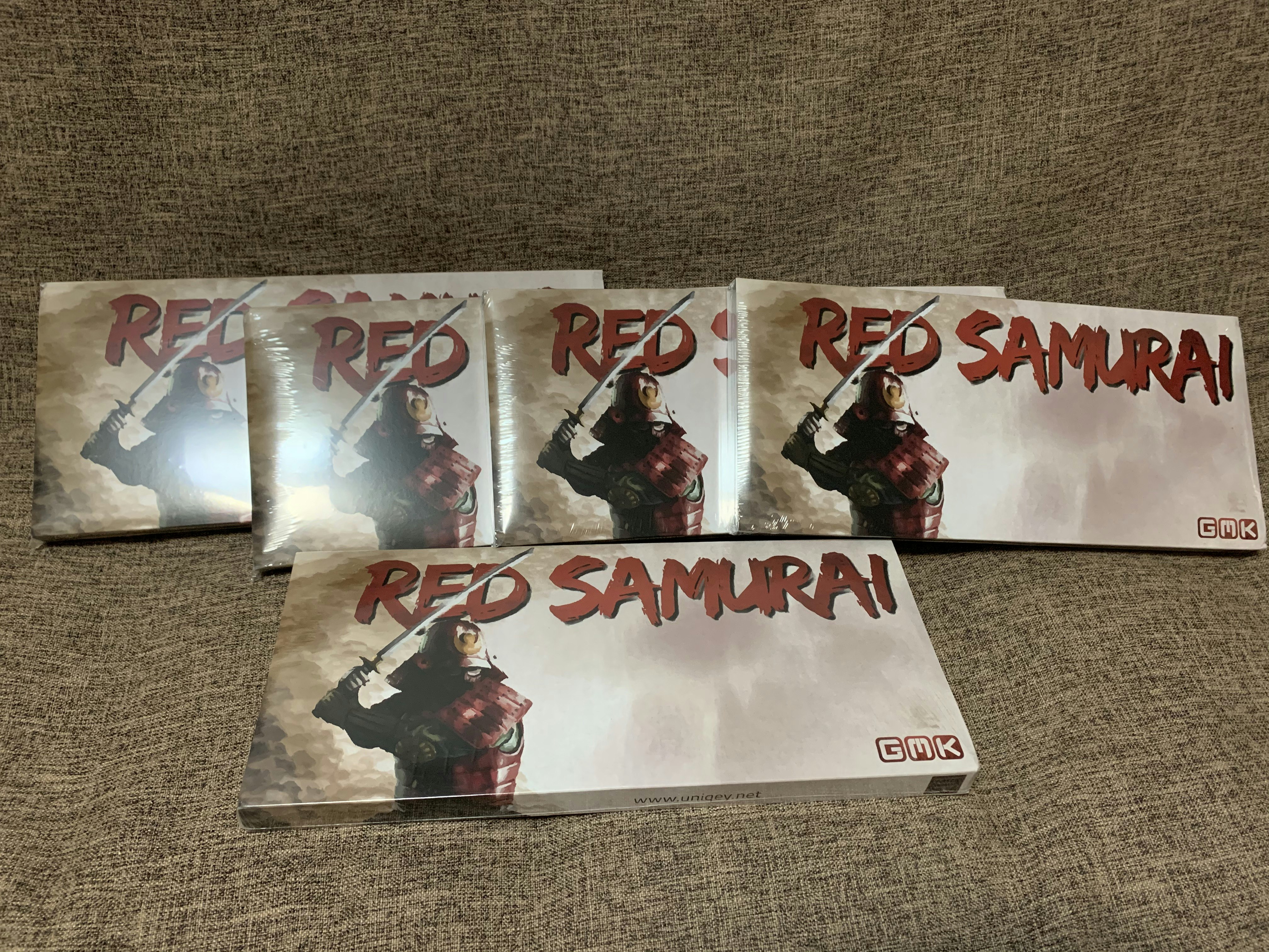 Drop + RedSuns GMK Red Samurai Keycap Set | Doubleshot ABS