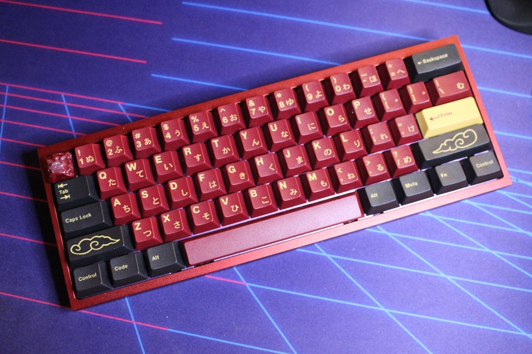 GMK Red Samurai/TOFU60 | Drop
