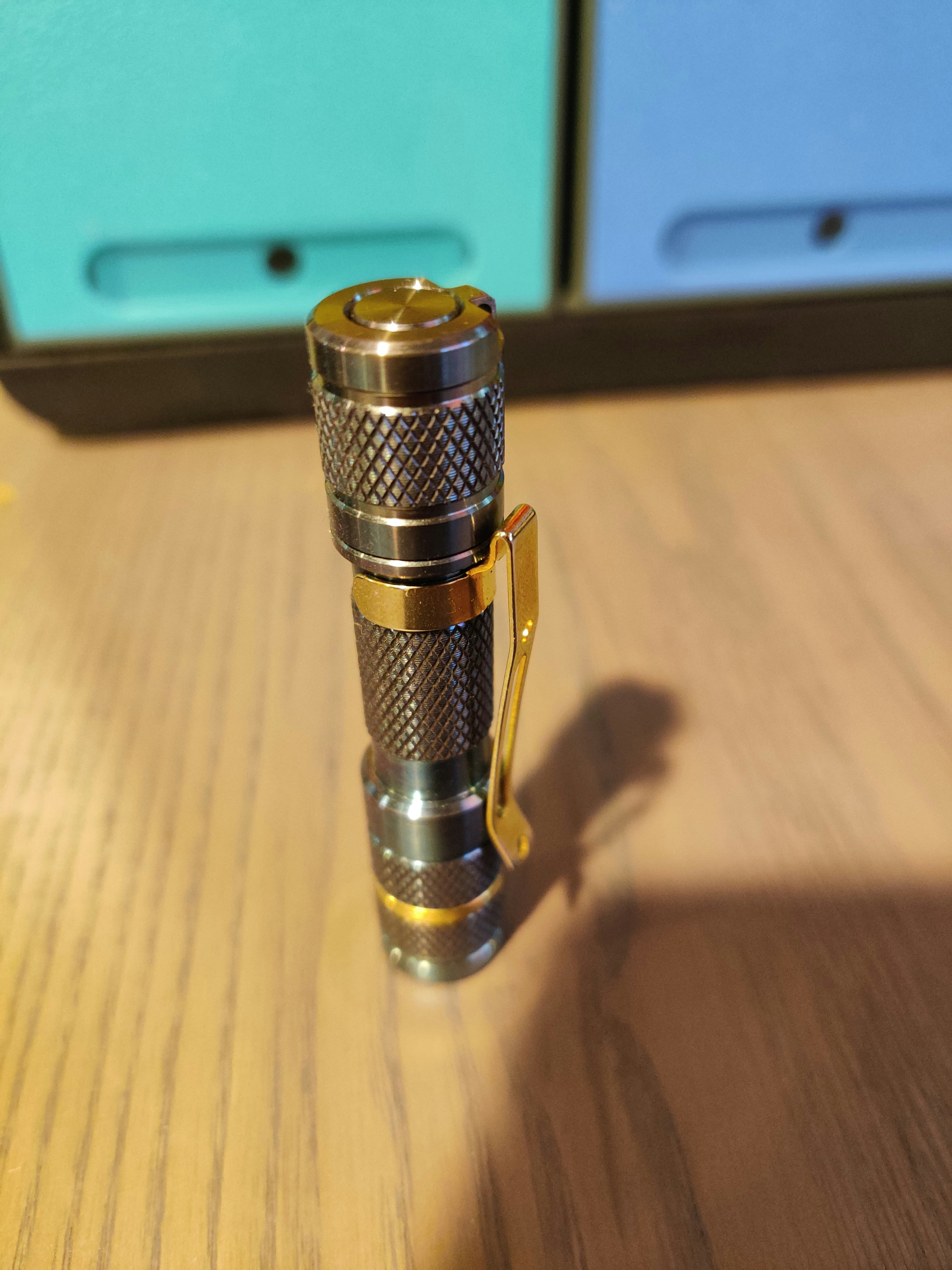 Drop Blue Titanium AAA Flashlight Photos | Flashlights | Pocket Flashlights