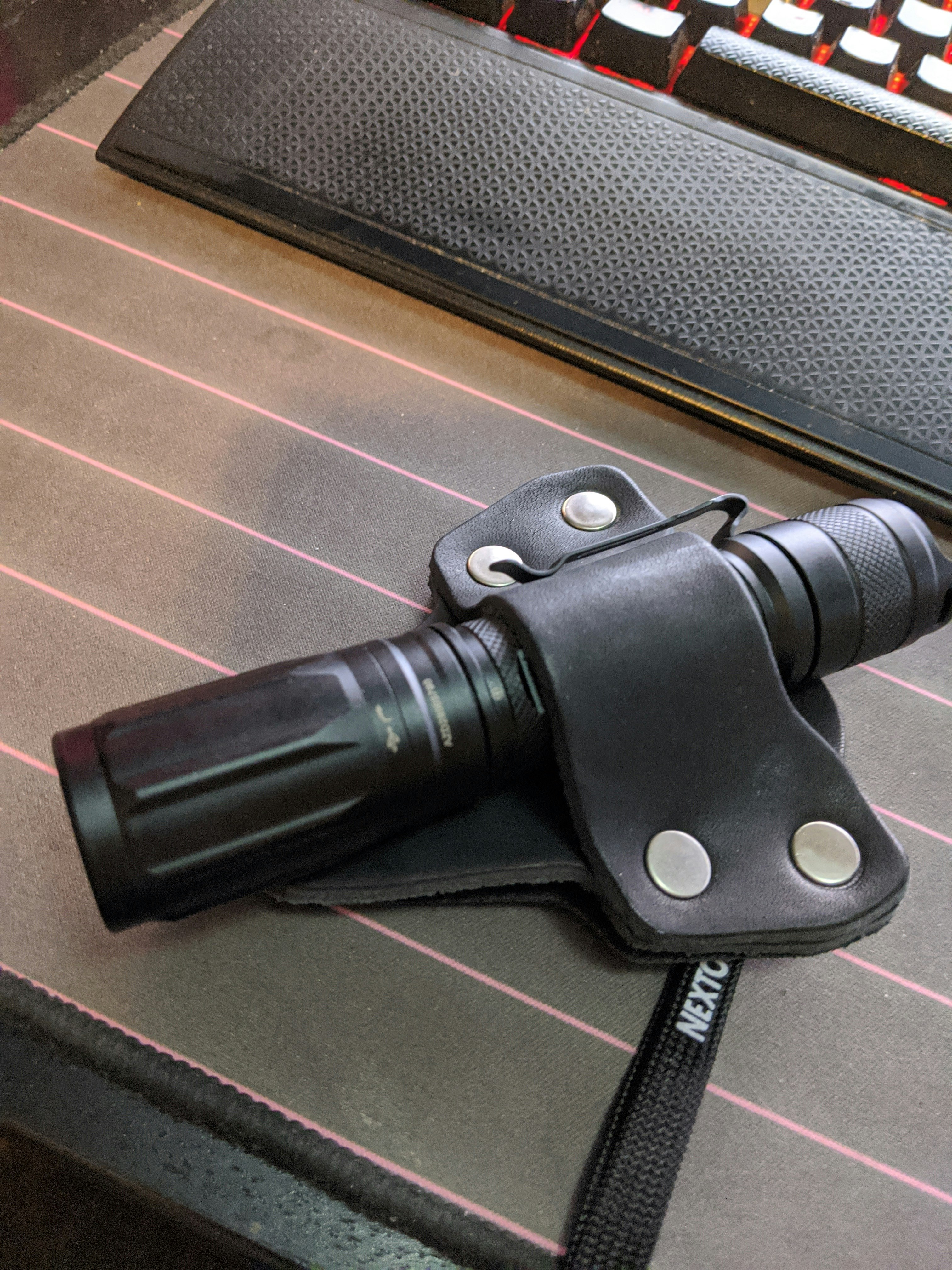 American Bench Craft Leather Flashlight Holster | Flashlights ...