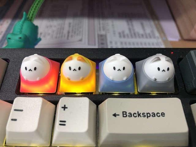 Hammer Bubble Cat Artisan Keycap | Mechanical Keyboards | Keycaps ...