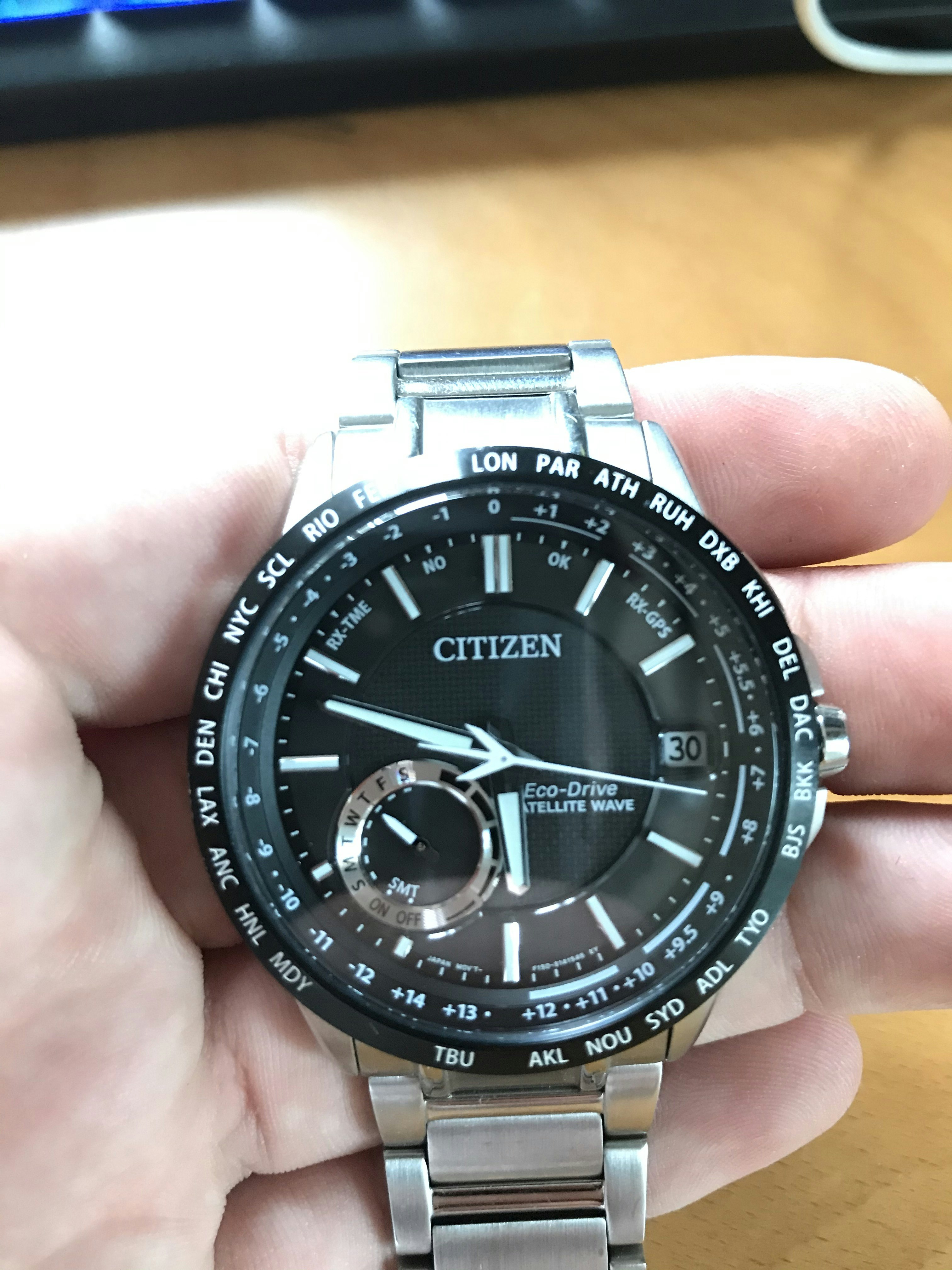 Citizen Satellite Wave World-Time GPS Solar Watch | Watches | Solar ...