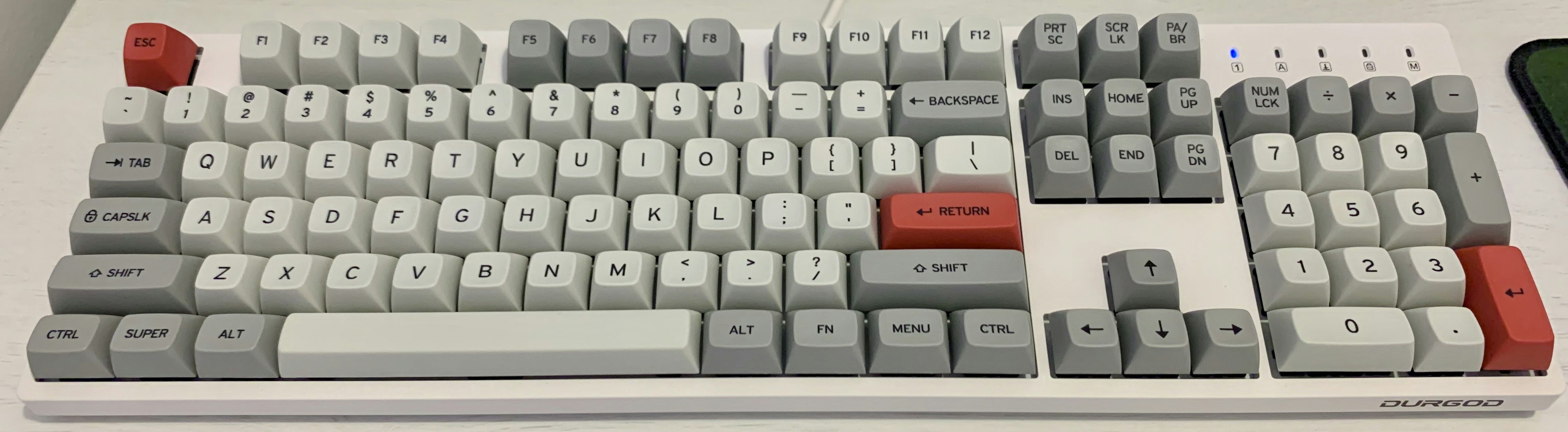 Nice cupping profile. Takes time to get used, but a joy to type on once ...