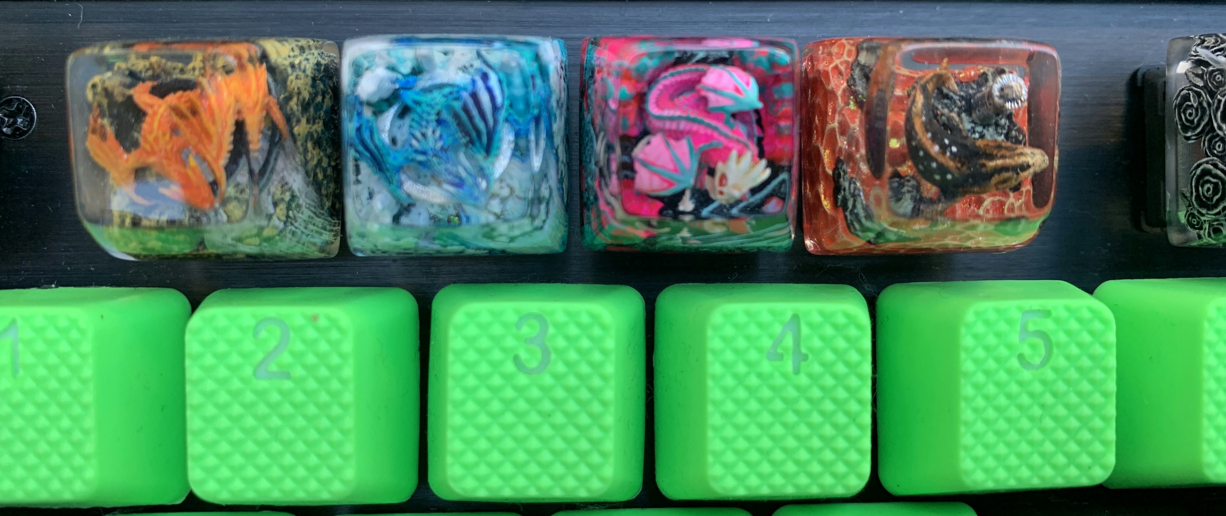 Dwarf Factory Gnarly Drakon Artisan Keycap | Mechanical Keyboards ...