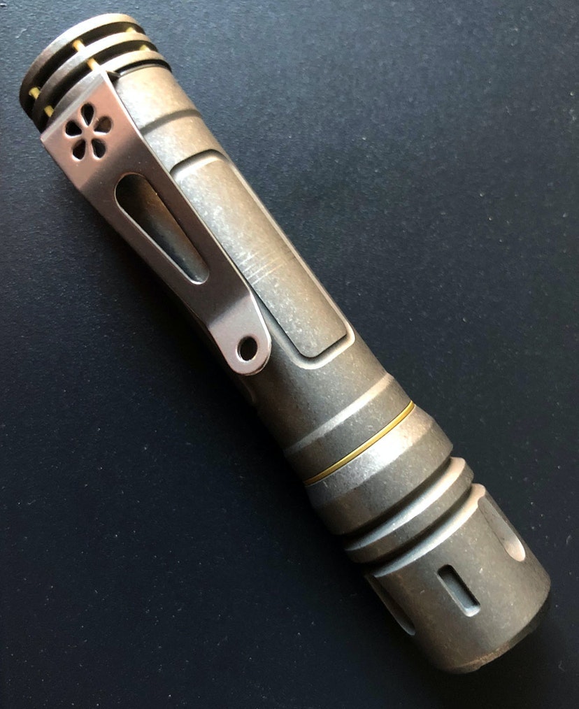 ReyLight Ti Lan AA (Rev 3) Titanium Flashlight | Flashlights | Pocket ...
