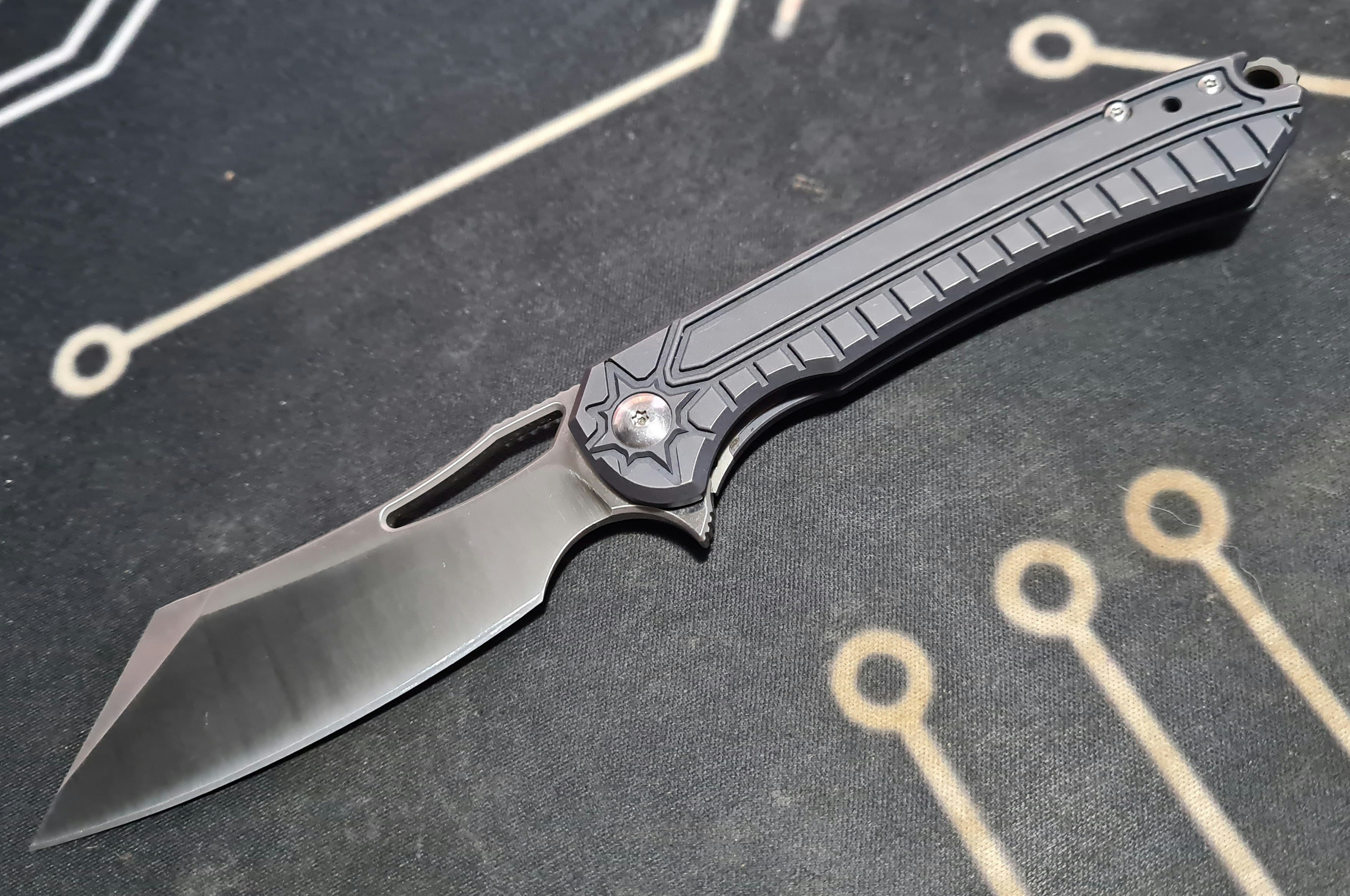 Drop + Ferrum Forge Buc Titanium Frame Lock | Knives | Folding Knives ...