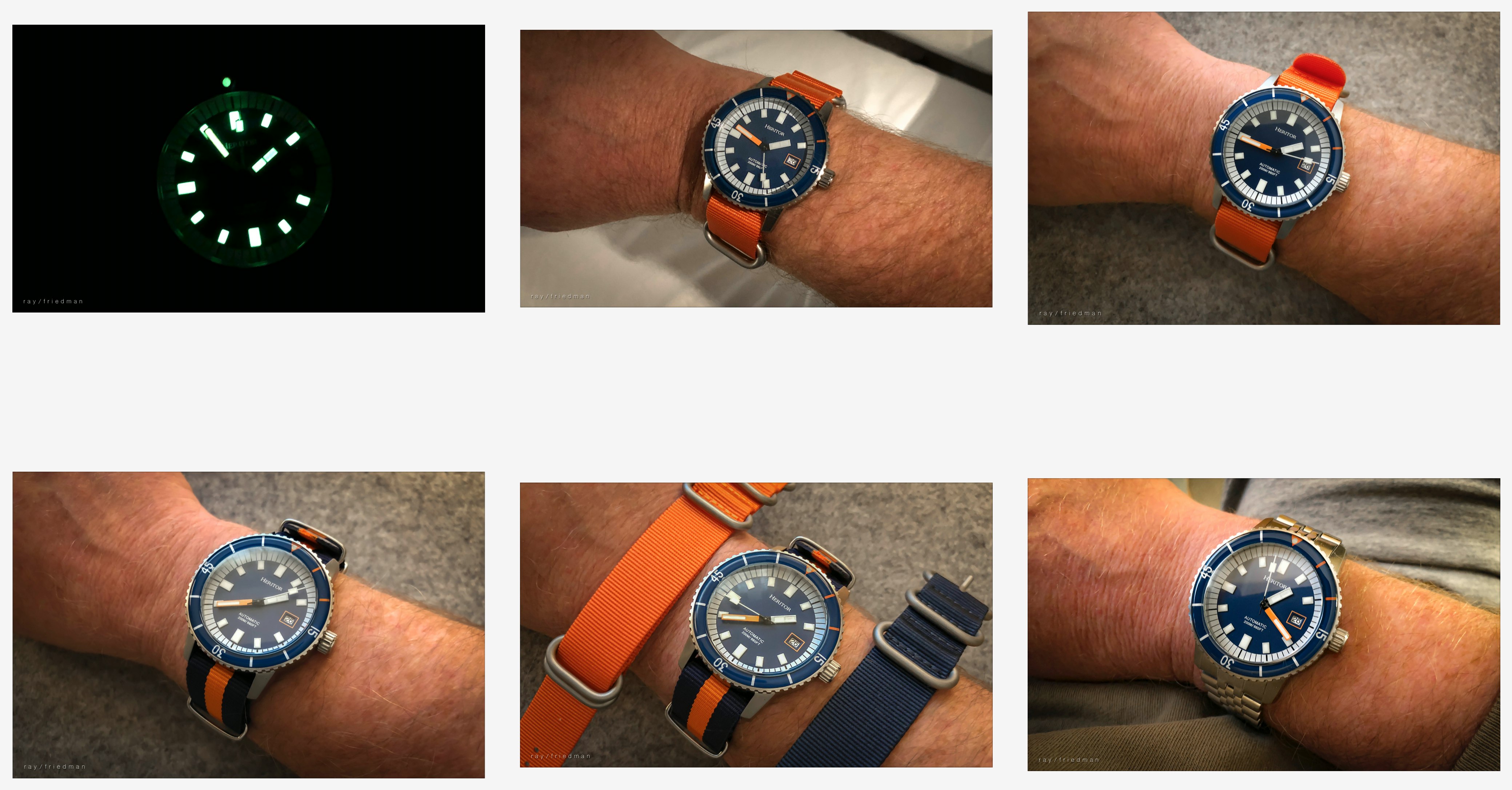 HERITOR Edgard Pro Diver Automatic Watches | Watches | Dive Watches | Drop