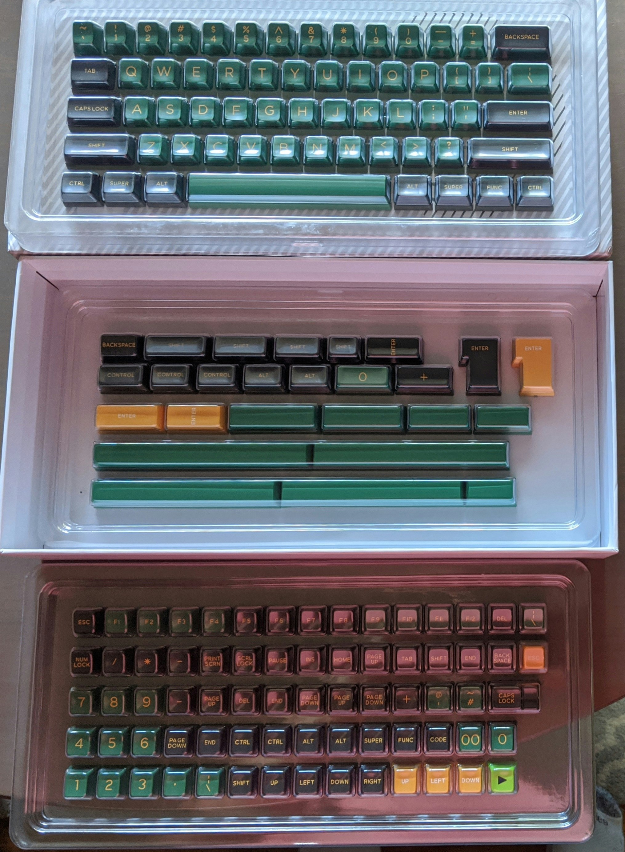 DOMIKEY ABS Doubleshot SA Seals Keycap Set | Mechanical Keyboards ...