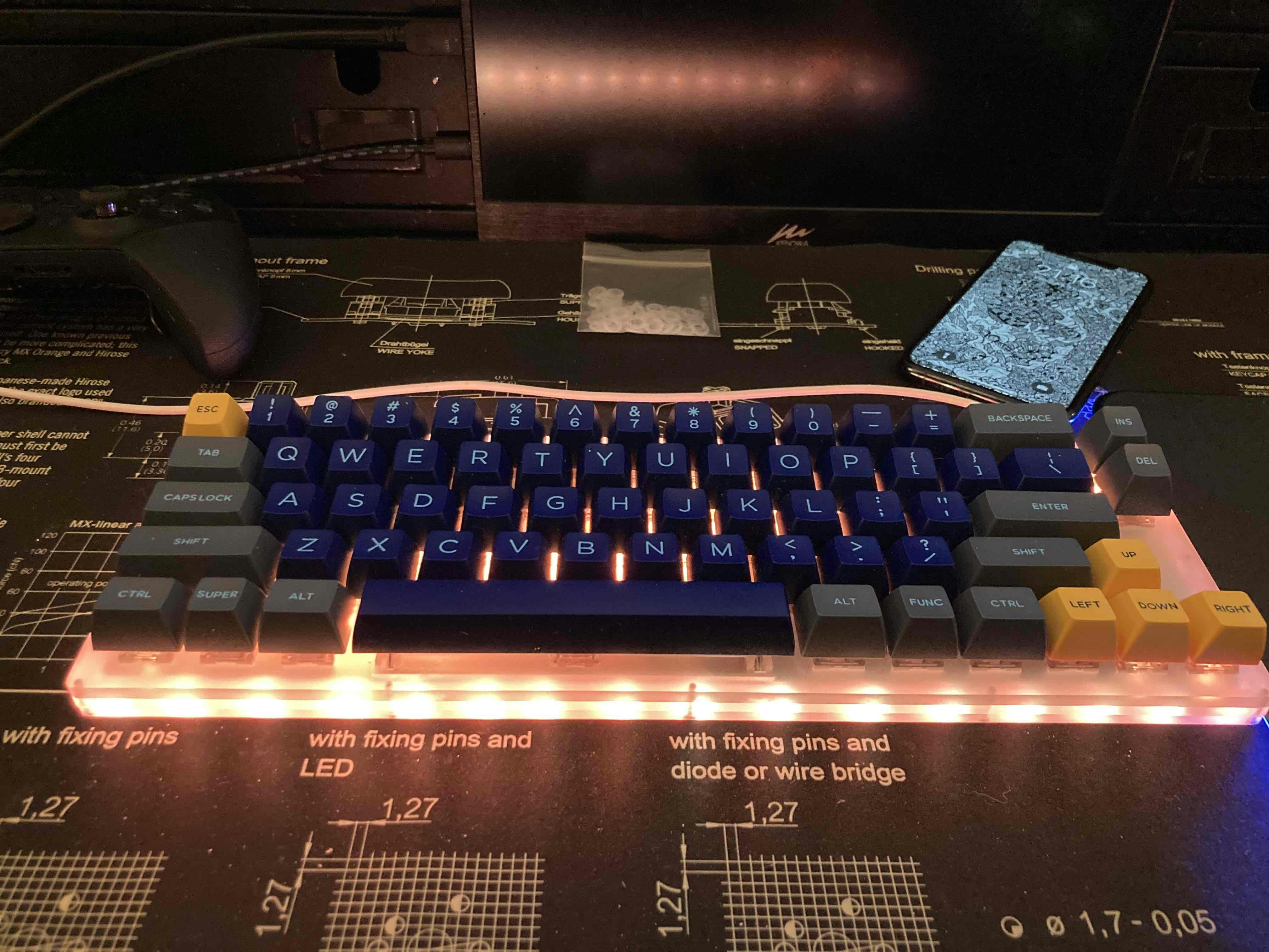 Womier K66 V2 Hotswap Acrylic RGB Mechanical Keyboard | Mechanical ...