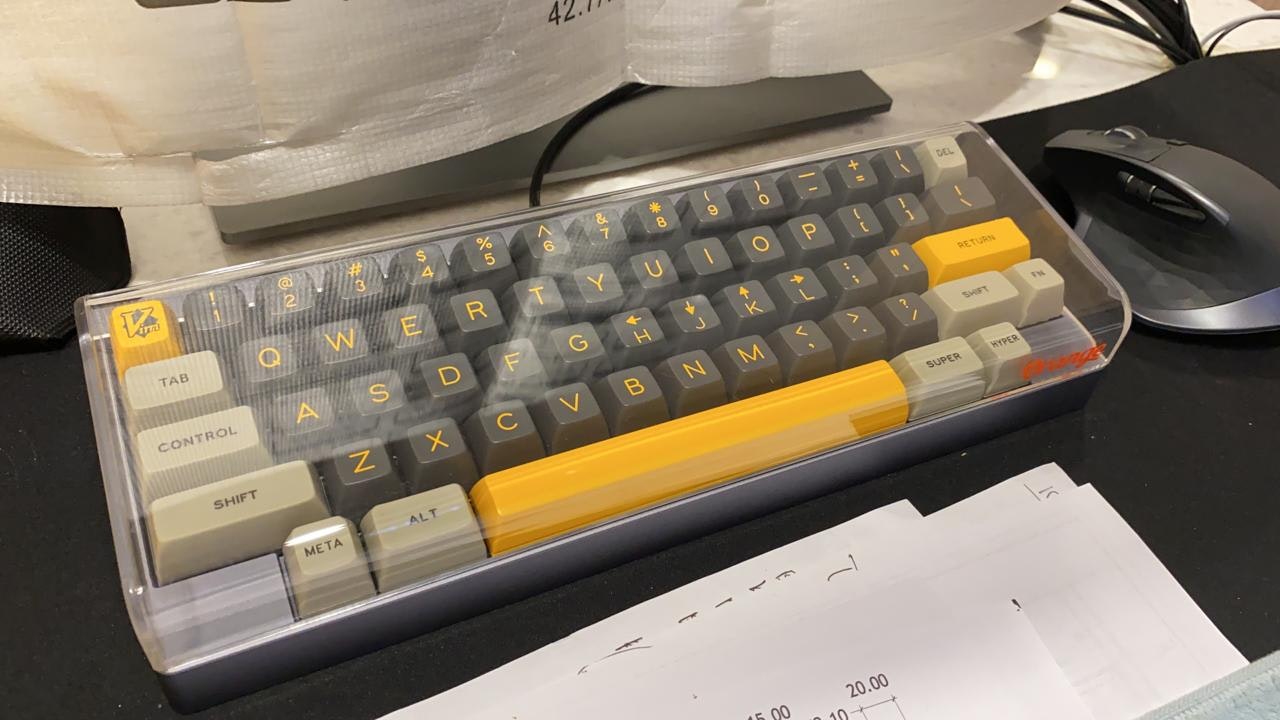 Orange Acrylic Anti-Dust Keyboard Cover | Price & Reviews | Drop