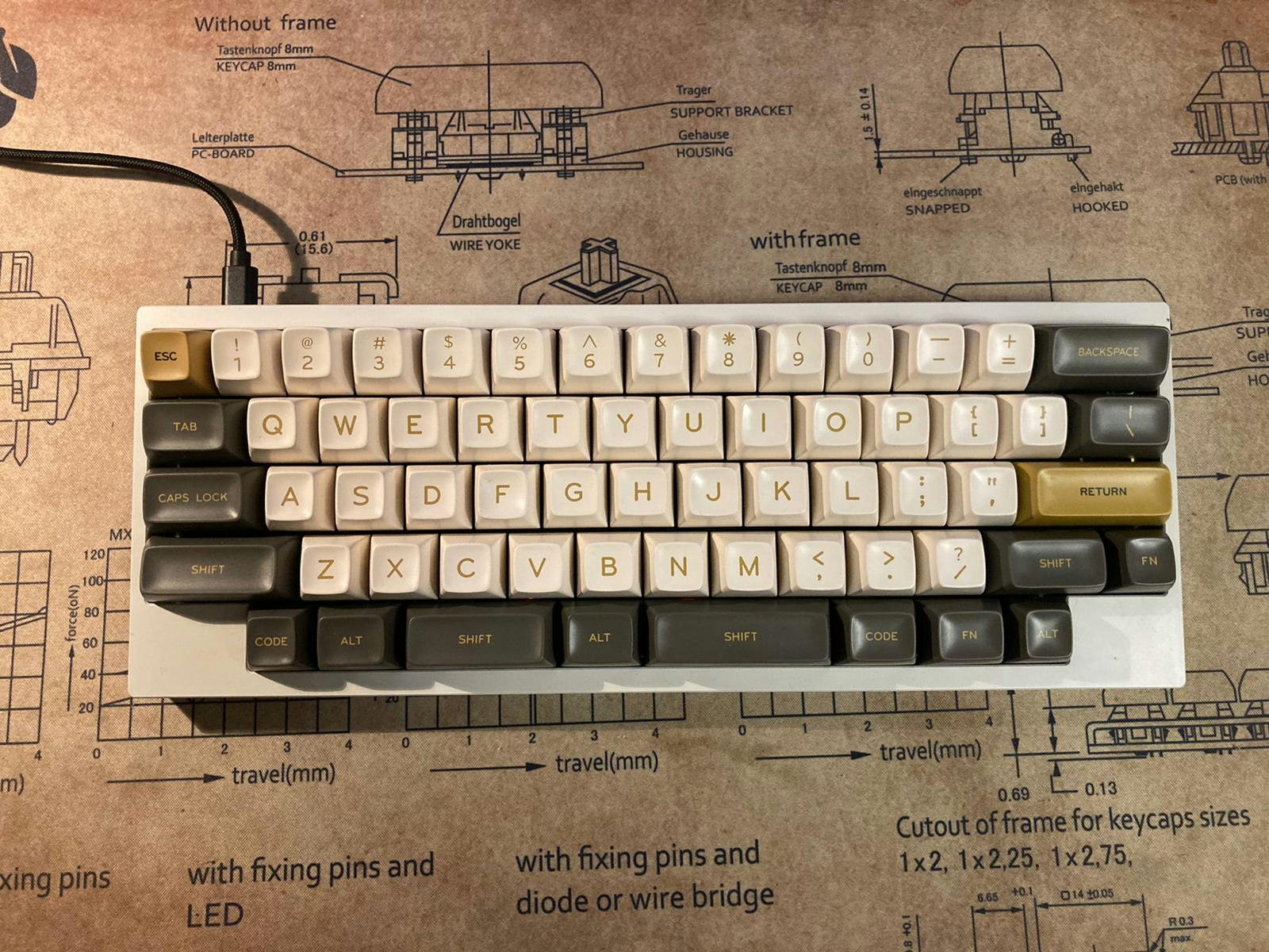 MelGeek MG Ember ABS Doubleshot Keycap Set | Mechanical Keyboards ...