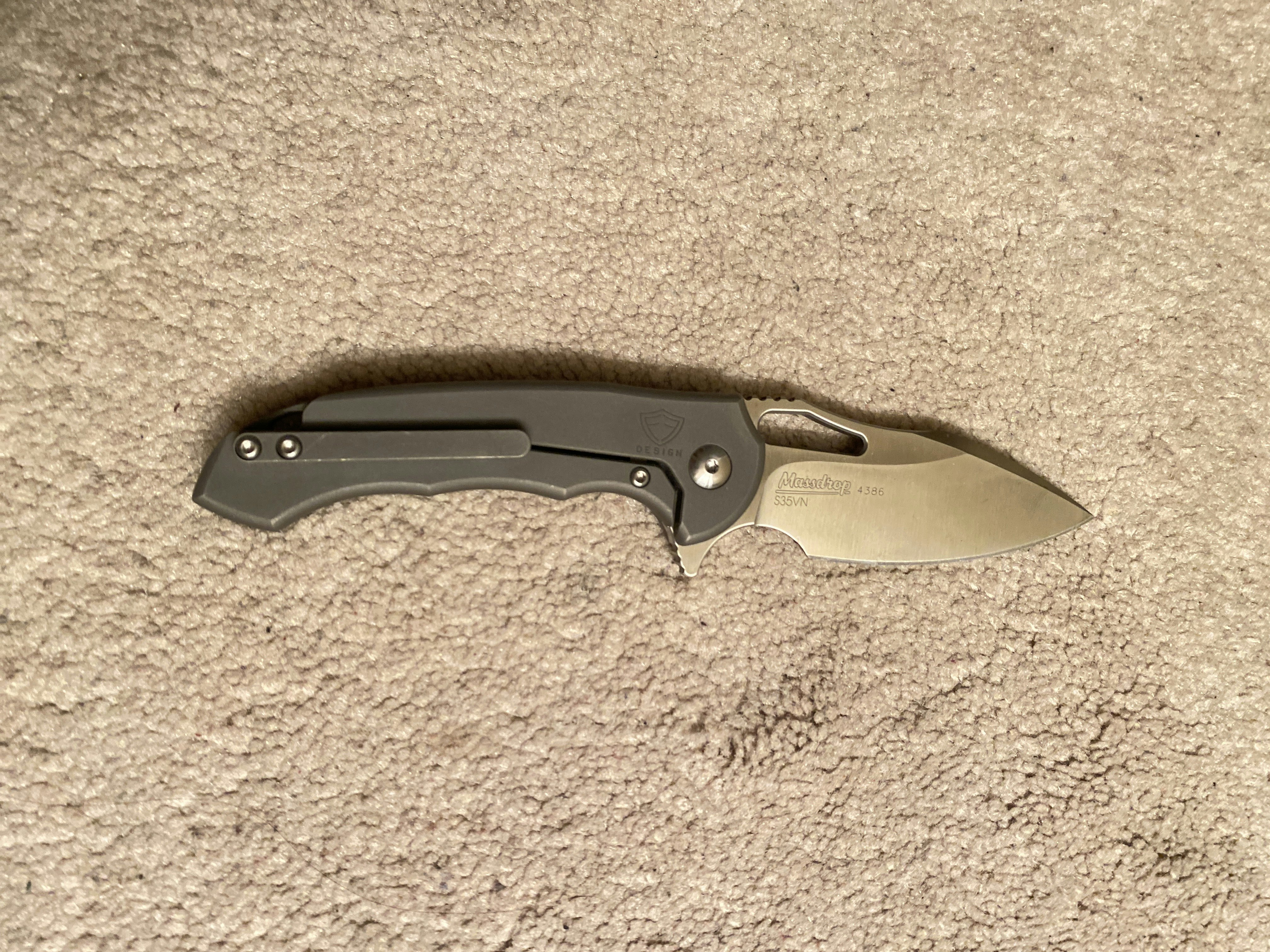 Massdrop x Ferrum Forge Falcon S35VN Folding Knife | Knives | Folding ...