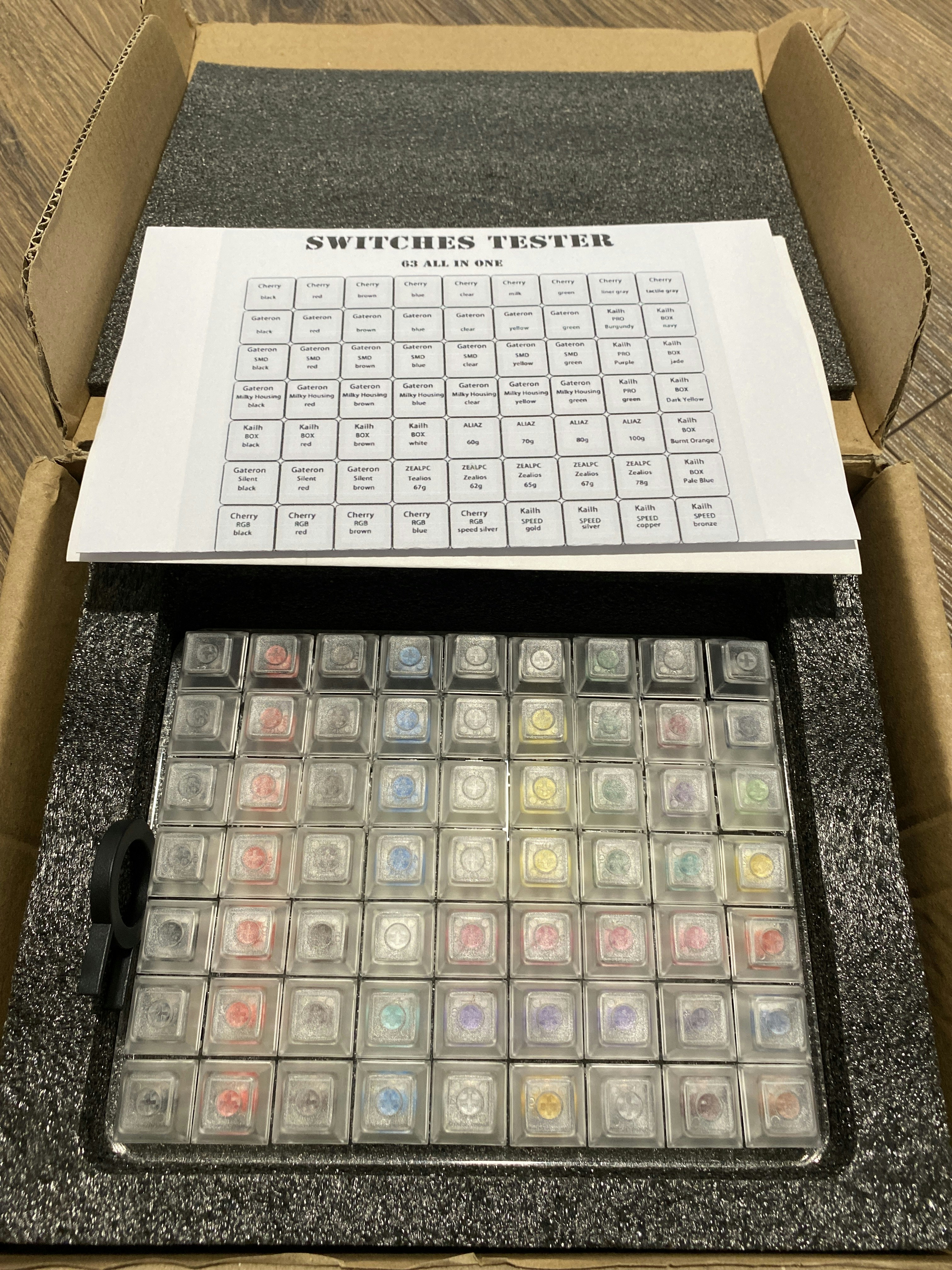 Super Switch Tester (63 Switches) | Mechanical Keyboards | Switch ...