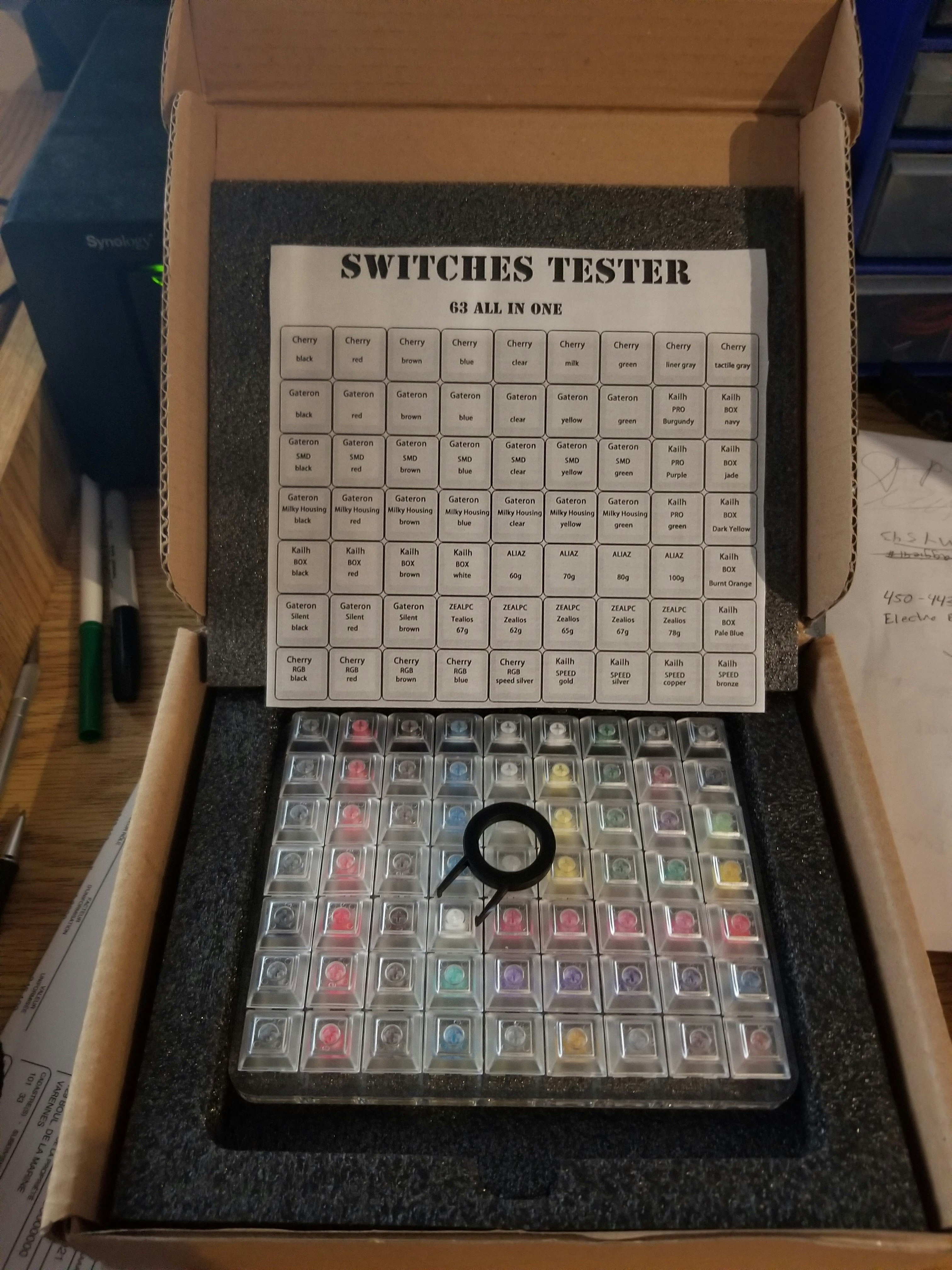 Super Switch Tester (63 Switches) | Mechanical Keyboards | Switch ...