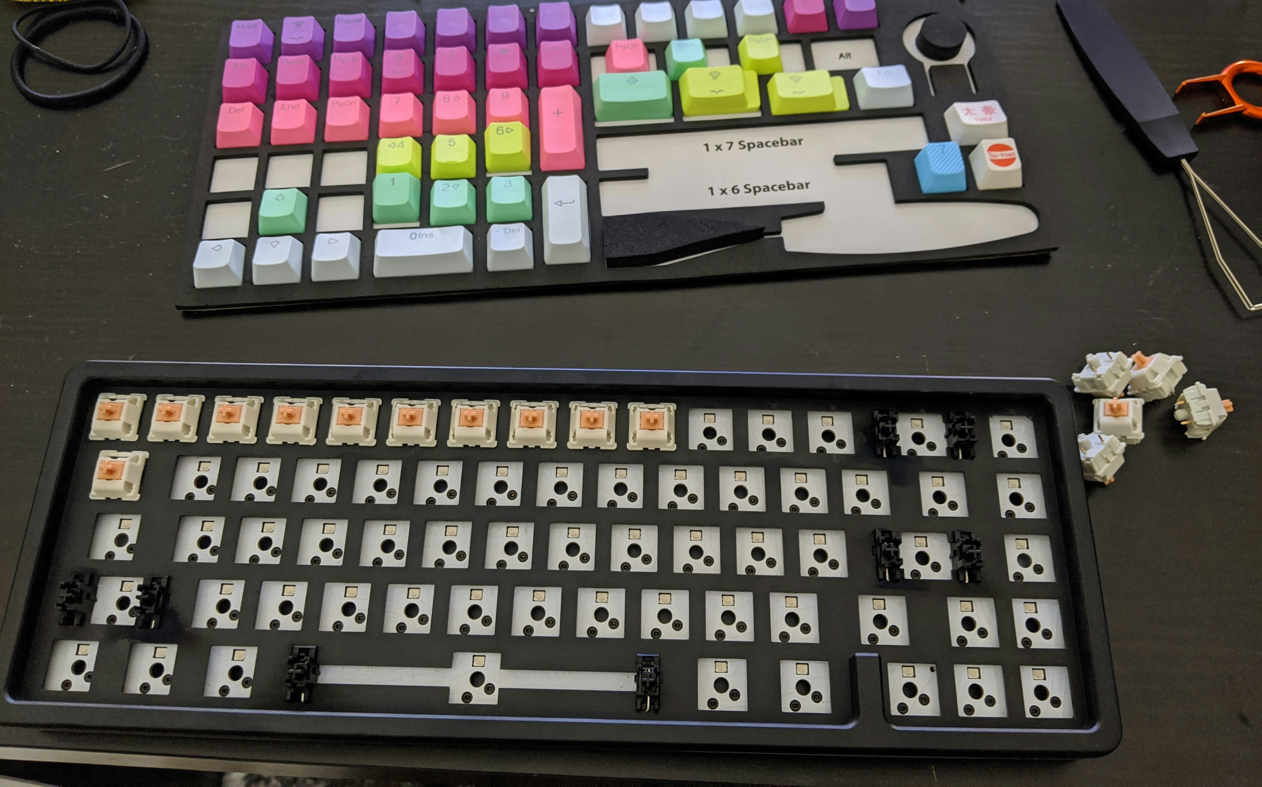 Setting up my Drop ALT high profile + Holy Panda switches + Tai-Hao ...