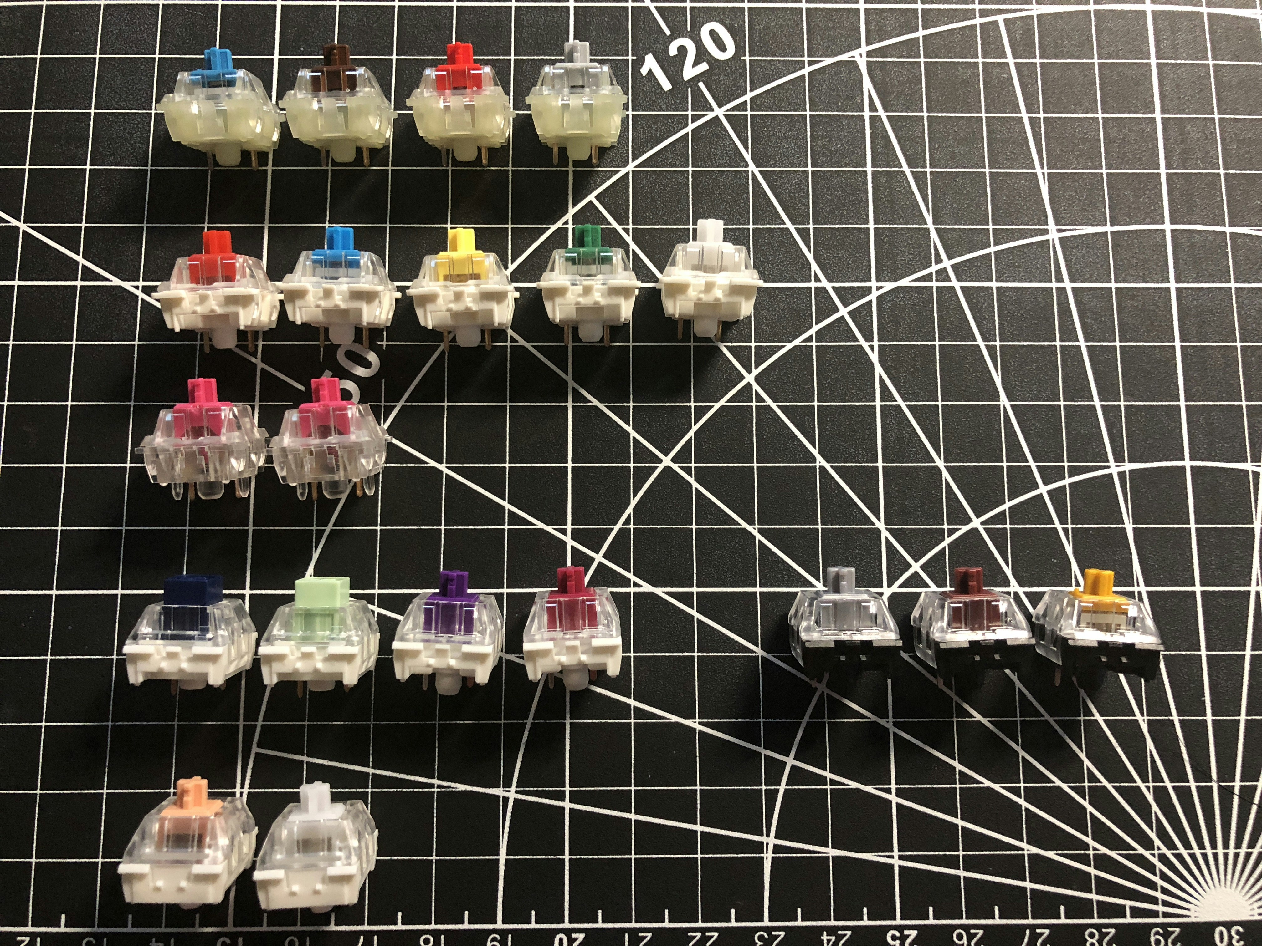 Assorted Mechanical MX Switches Sampler Pack | Mechanical Keyboards ...