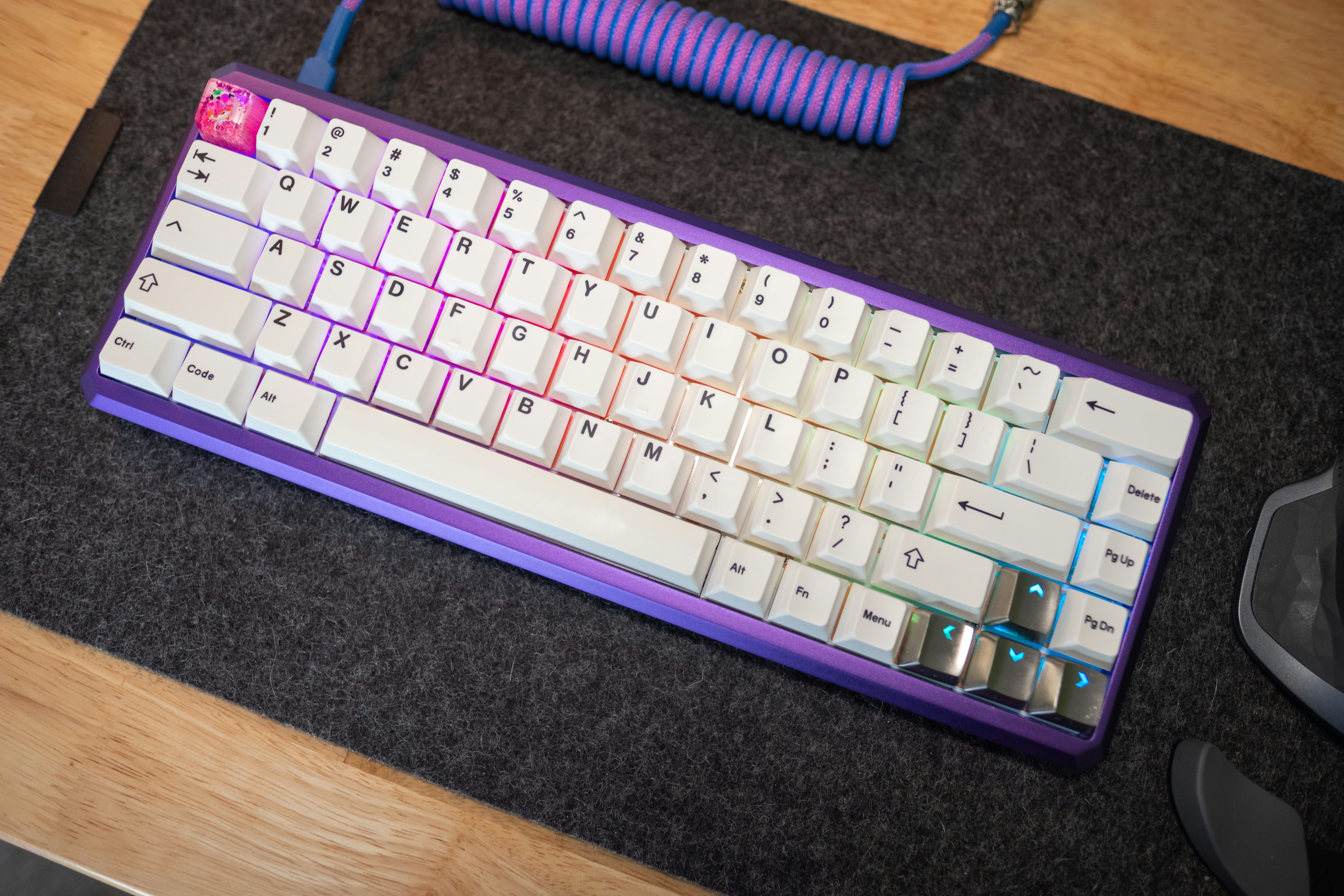 Artifact Bloom Series Keycap Set: Black on White | Mechanical Keyboards ...