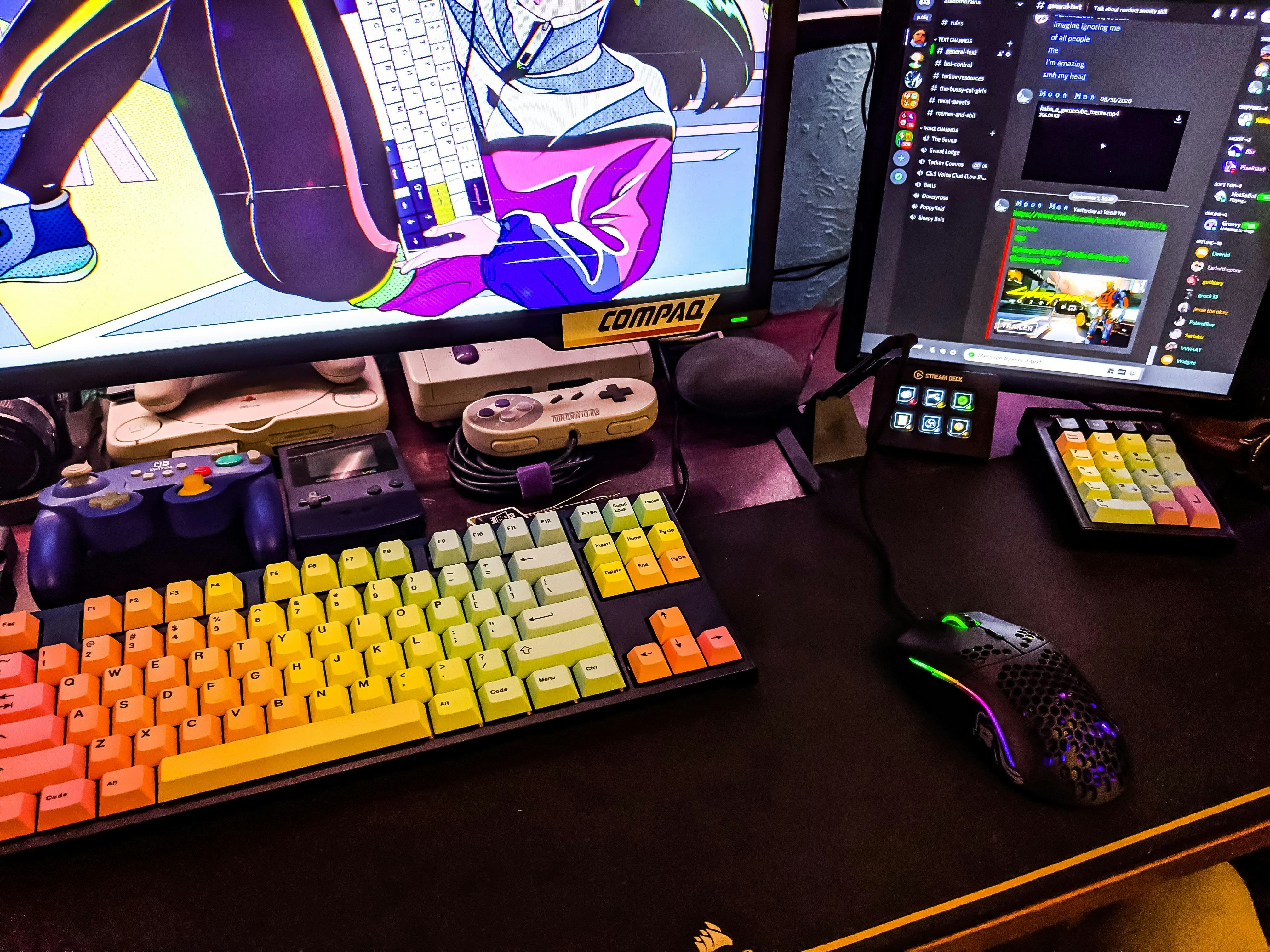 Artifact Bloom Series Keycap Set: Rainbow | Cherry Profile Keycaps | Drop