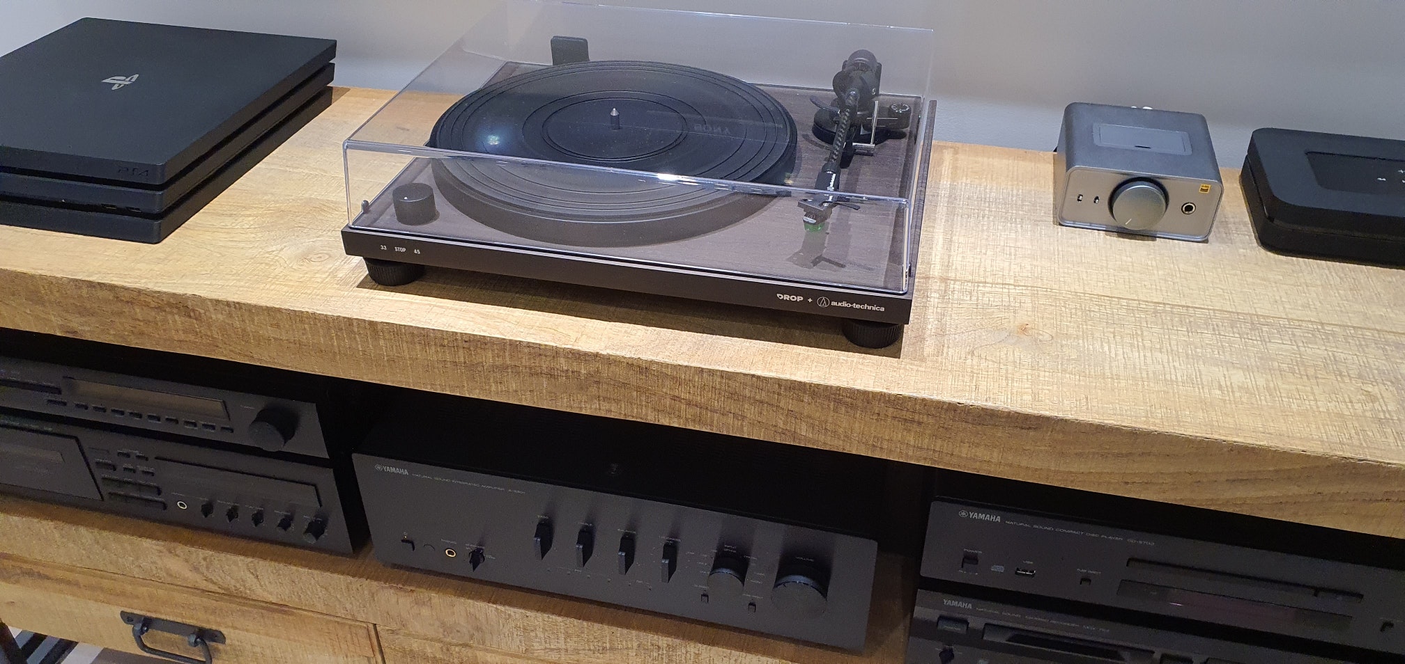 Drop + Audio-Technica Carbon VTA Turntable | Audiophile Turntables