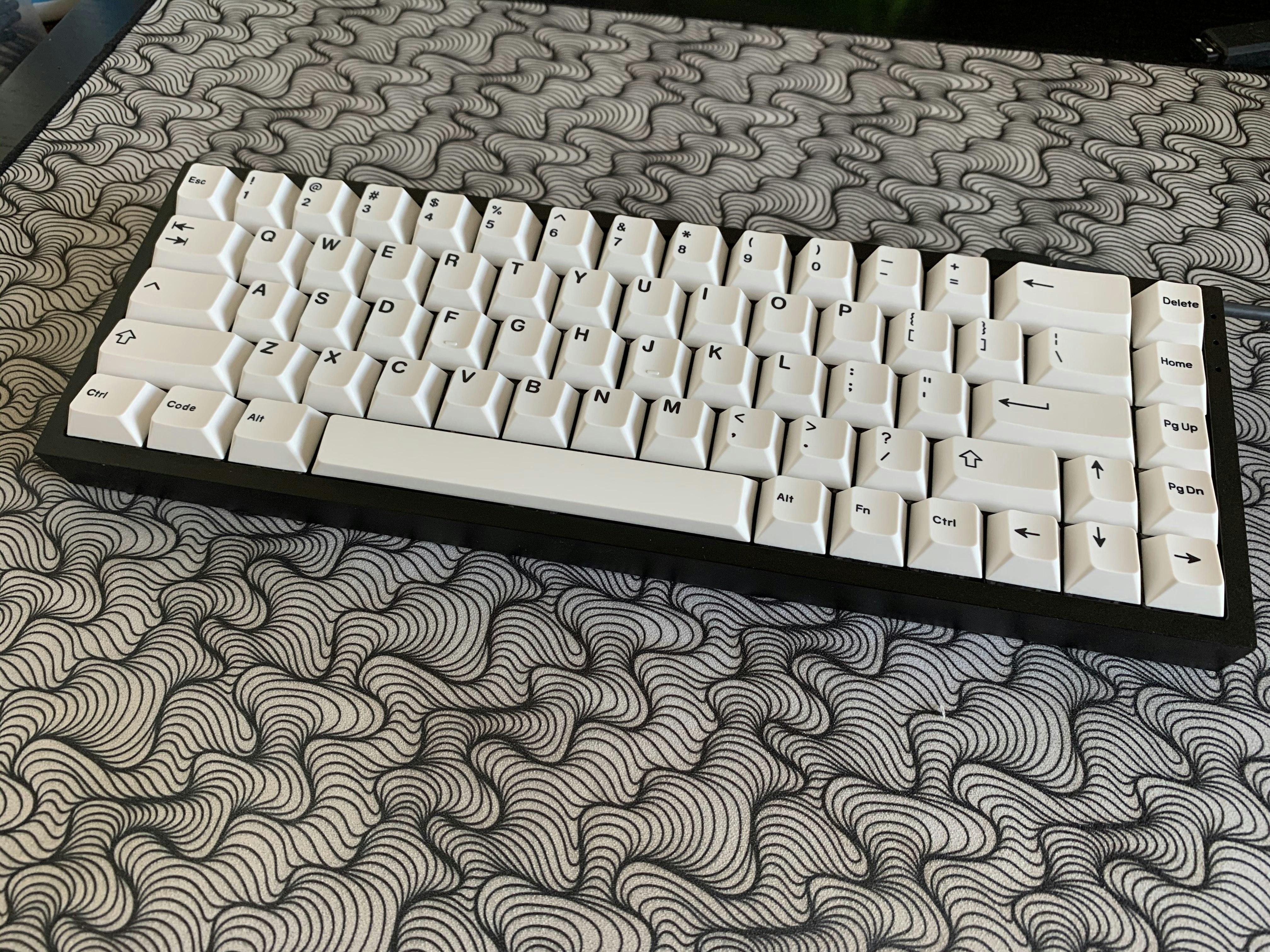 Artifact Bloom Series Keycap Set: Black on White | Mechanical Keyboards ...