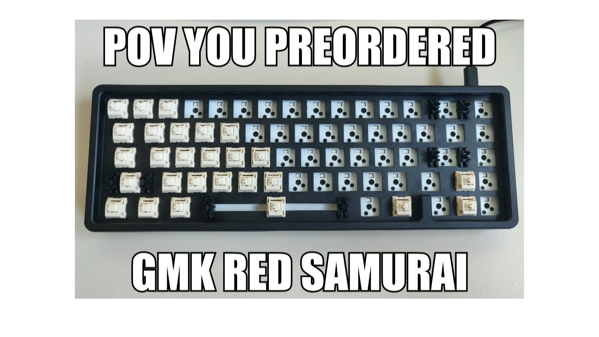 Drop + RedSuns GMK Red Samurai Keycap Set | Mechanical Keyboards ...