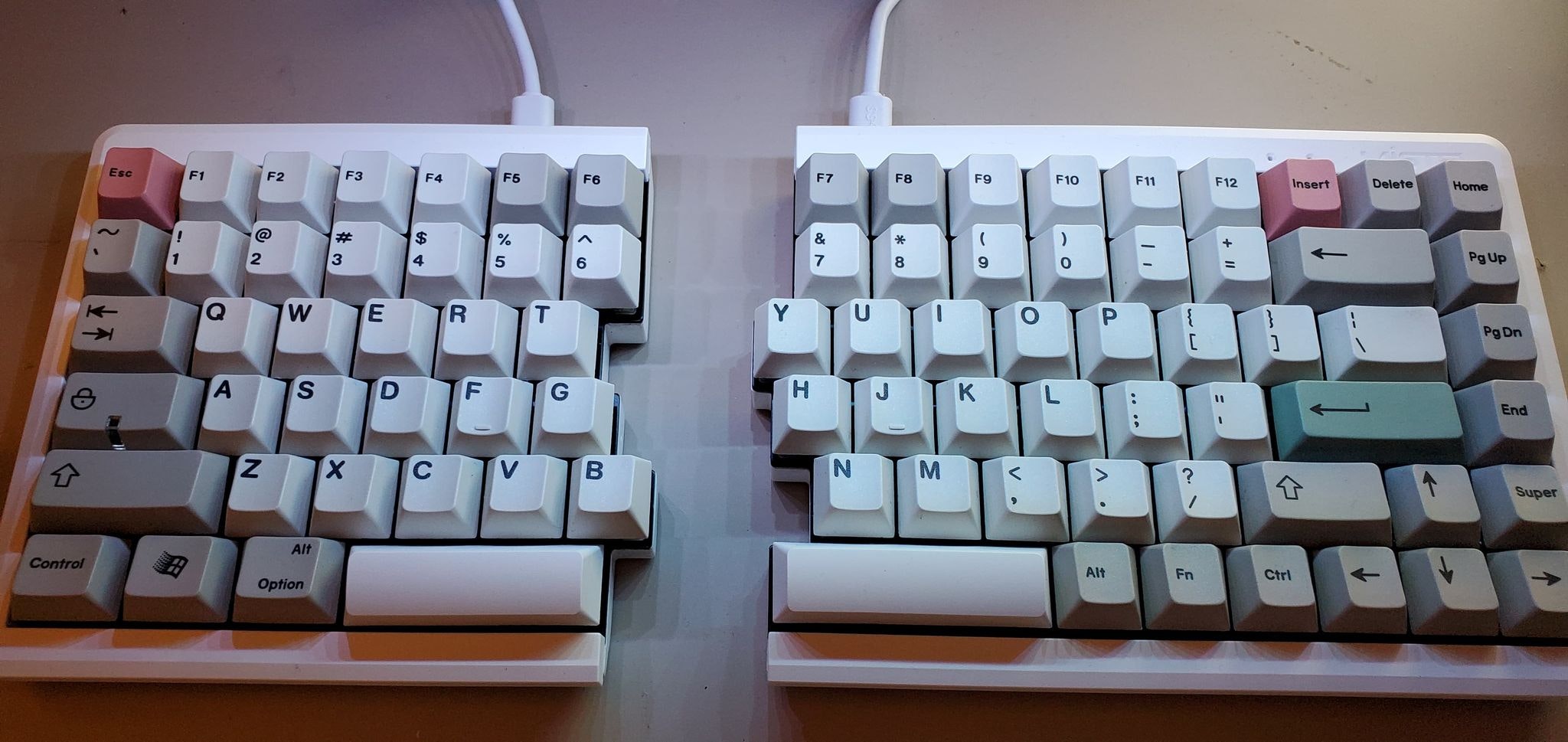 Mistel MD770 RGB Doubleshot PBT Split Keyboard | Mechanical Keyboards ...