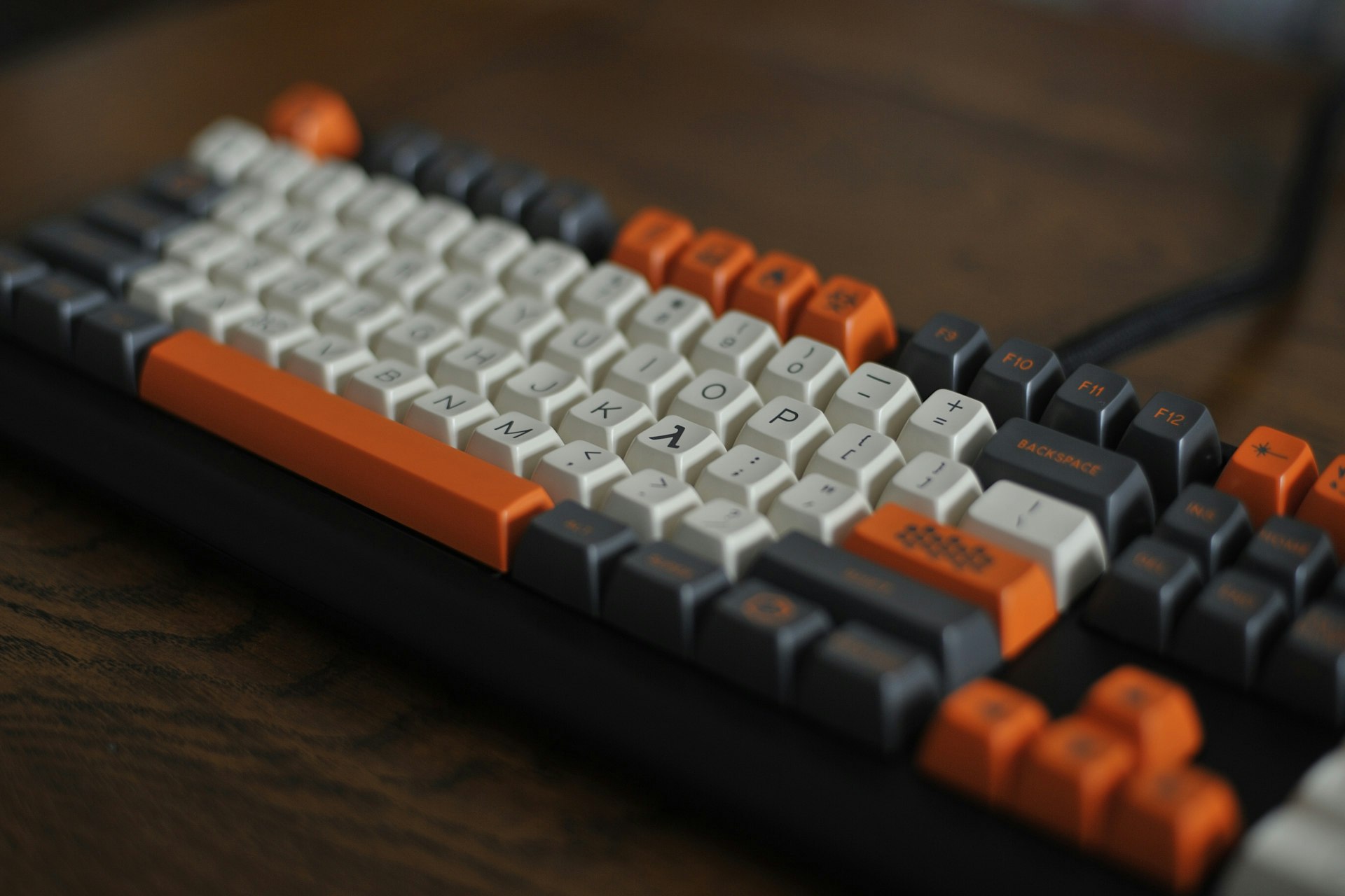 Drop + T0mb3ry SA Carbon Custom Keycap Set | SA Profile Keycaps