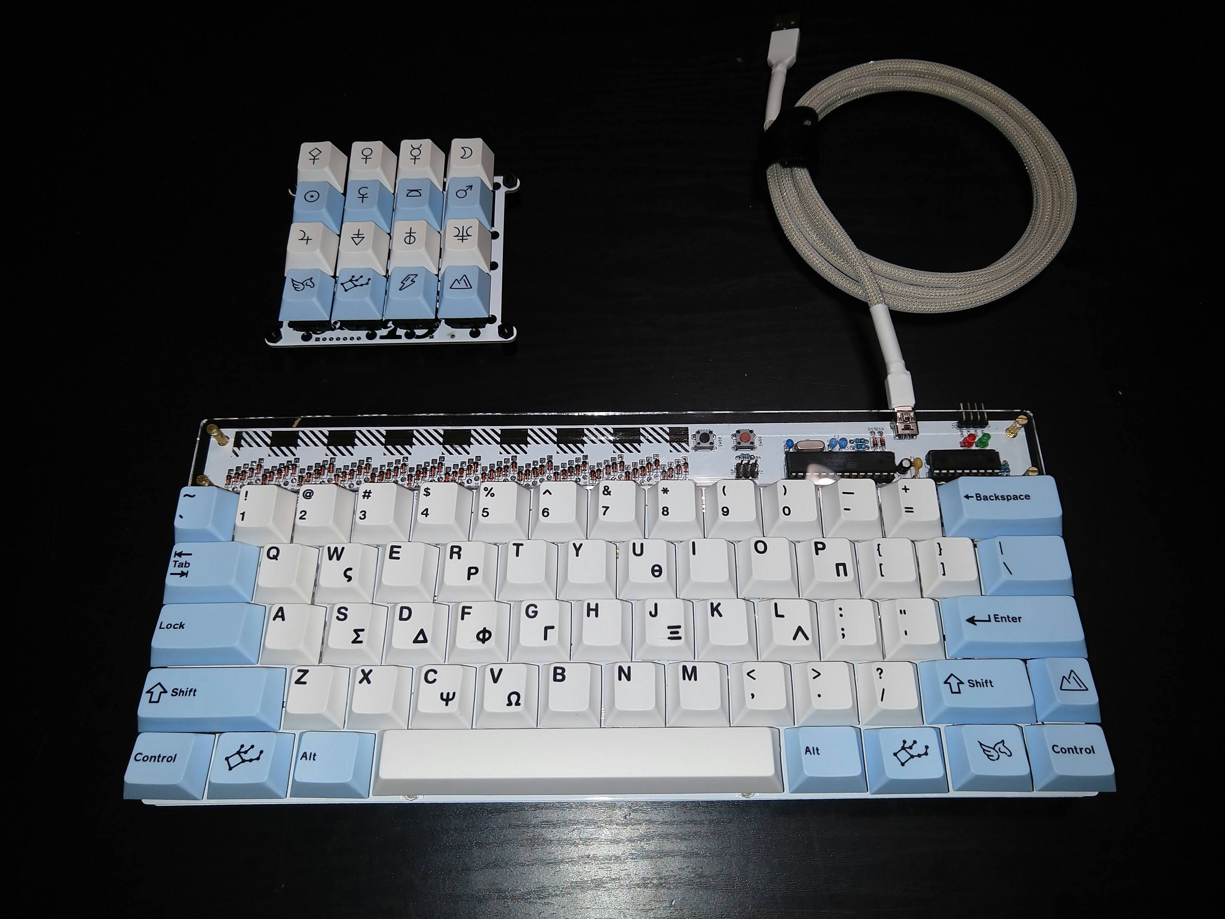Gingham Keyboard and Sweet16 Macropad | Drop