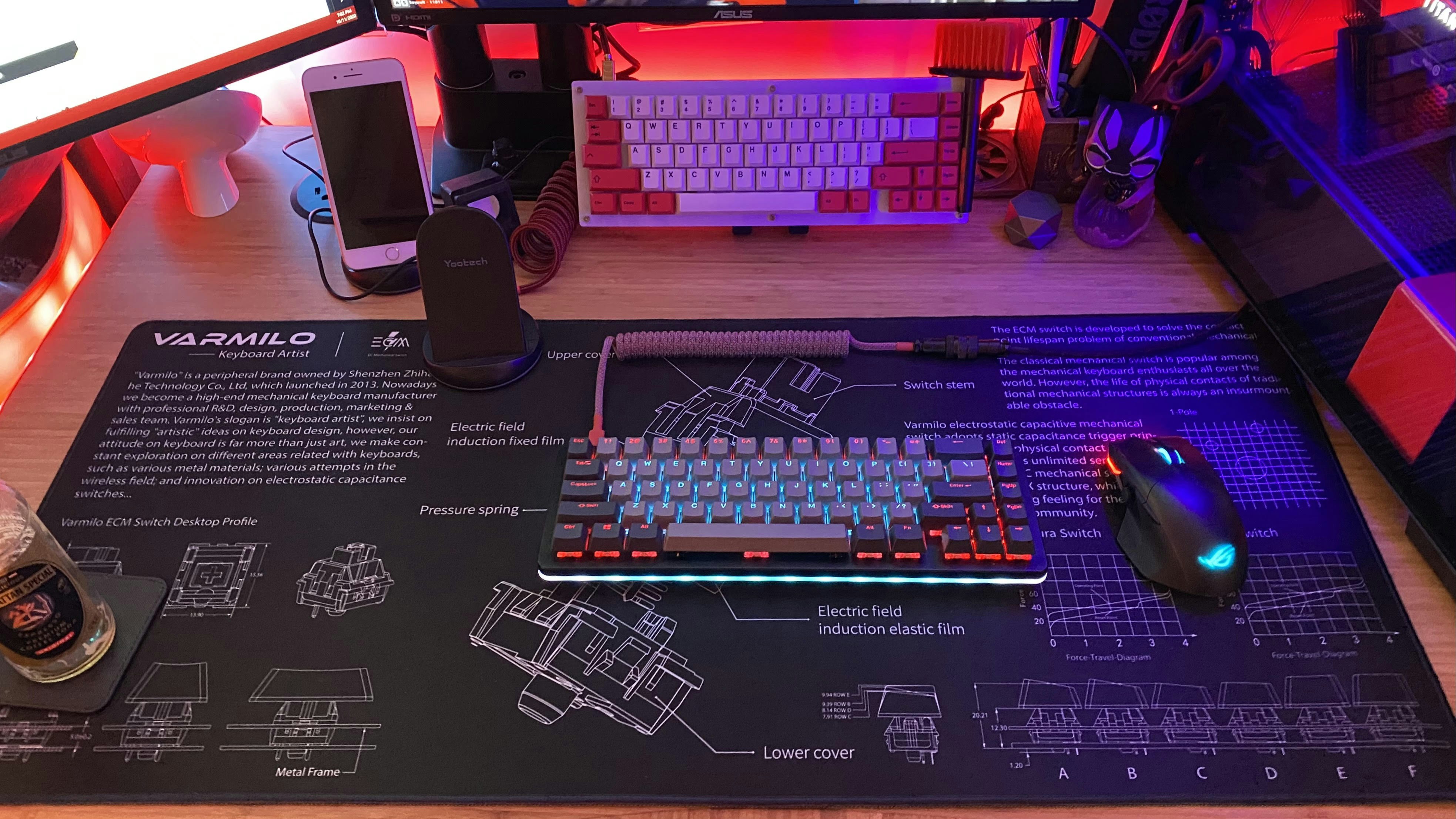 Varmilo Extra-Large Electro-Capacitive Cloth Desk Mat | Battlestations ...